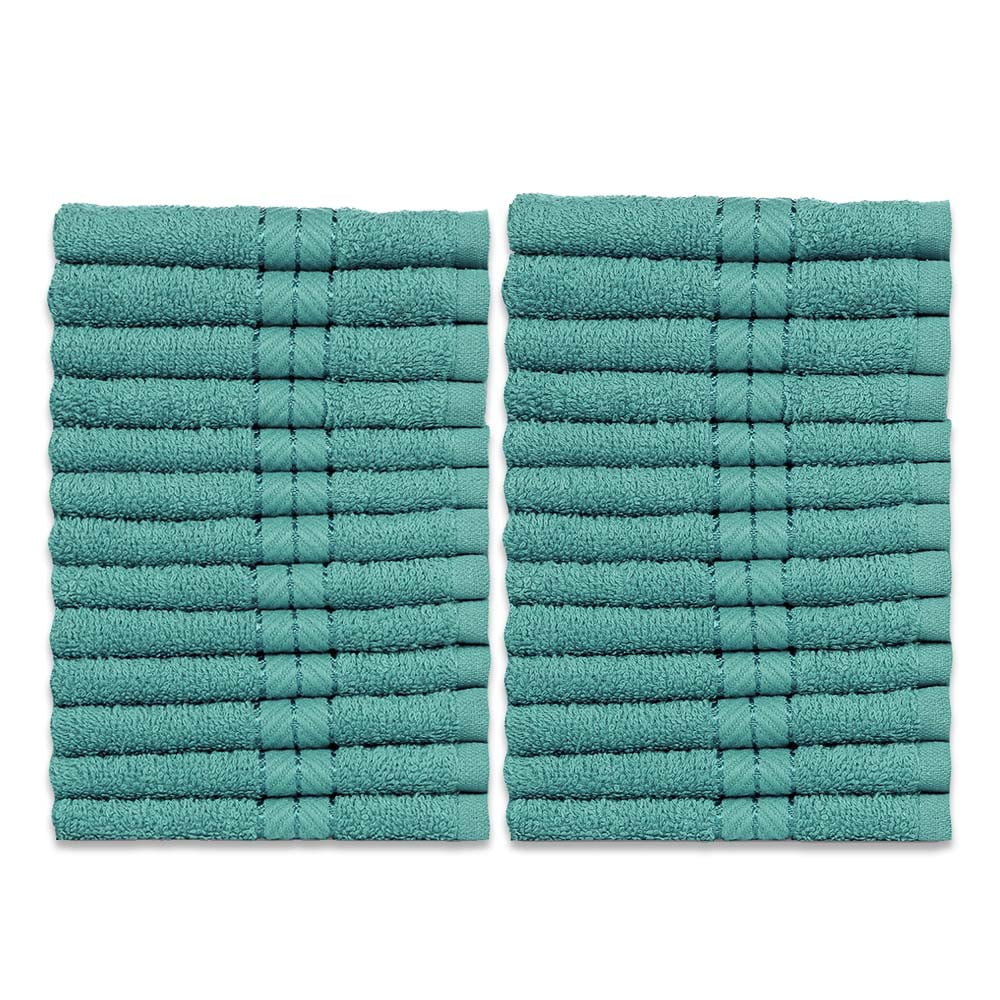 Casa Lino 26Pcs Washcloths - 100% Cotton, 400GSM, Ultra Soft & Highly ...