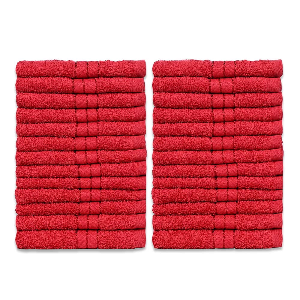 Casa Lino 26Pcs Washcloths - 100% Cotton, 400GSM, Ultra Soft & Highly ...