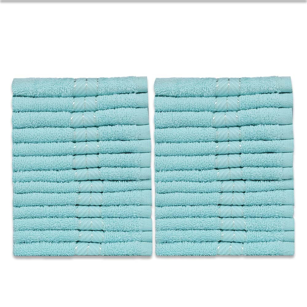 Casa Lino 26Pcs Washcloths - 100% Cotton, 400GSM, Ultra Soft & Highly ...