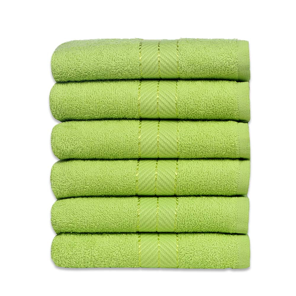 Casa Lino 6Pc Hand Towels for Gym & Spa (100% Cotton, 400GSM, Ultra ...