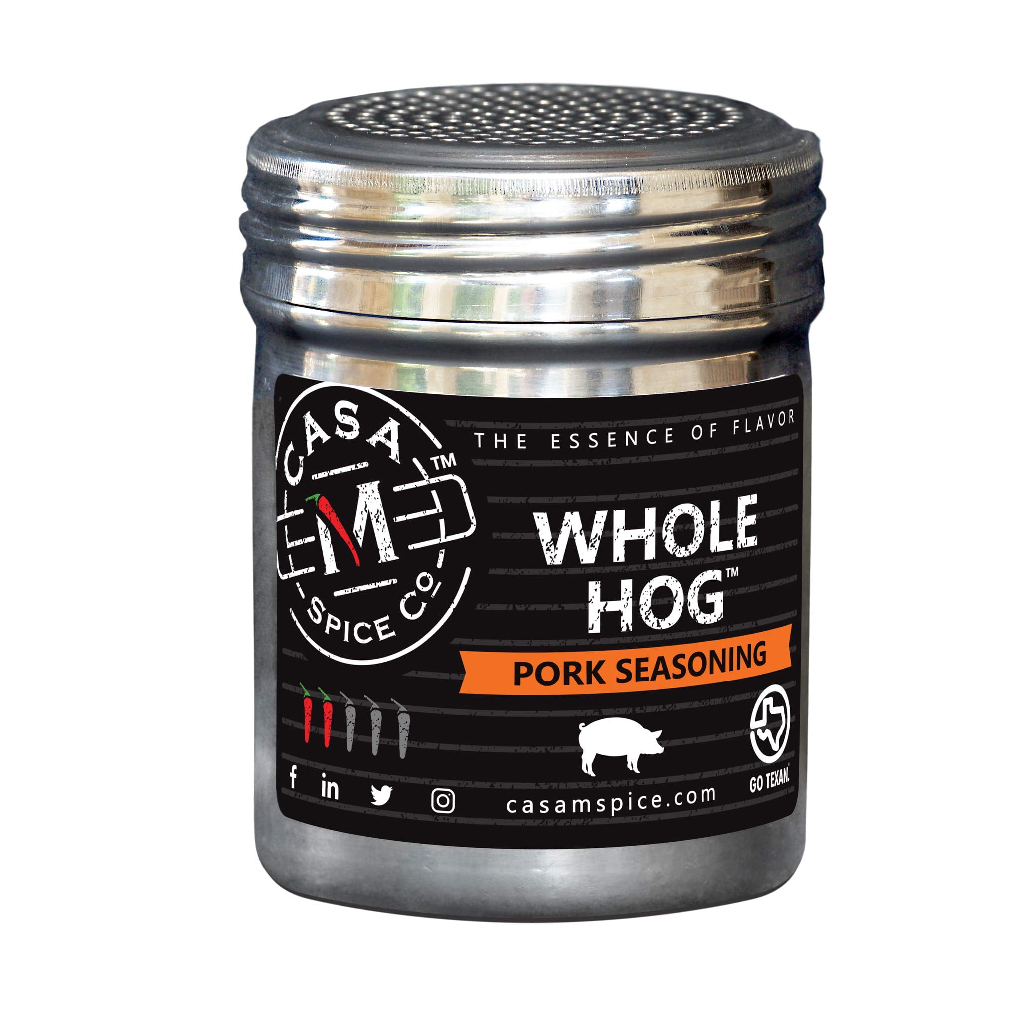 Casa M Spice Co AKF18 Whole Hog Pork Seasoning • Very Low Sodium • Low ...
