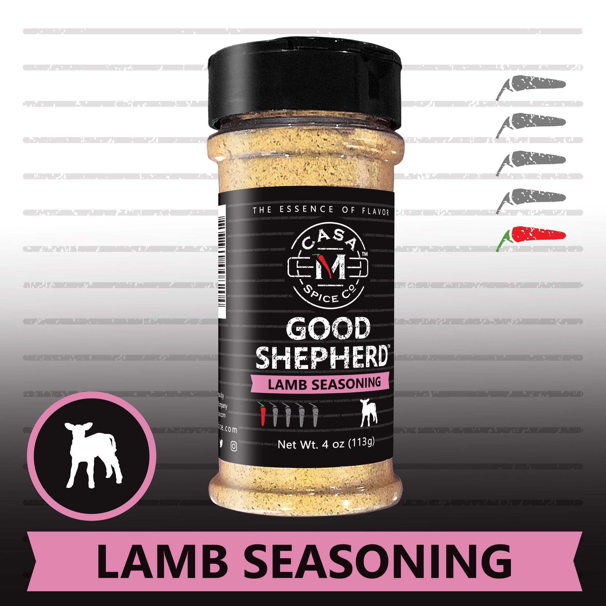 Casa M Spice Co® Good Shepherd® Dry Rub, Prime Rib Gourmet Lamb ...