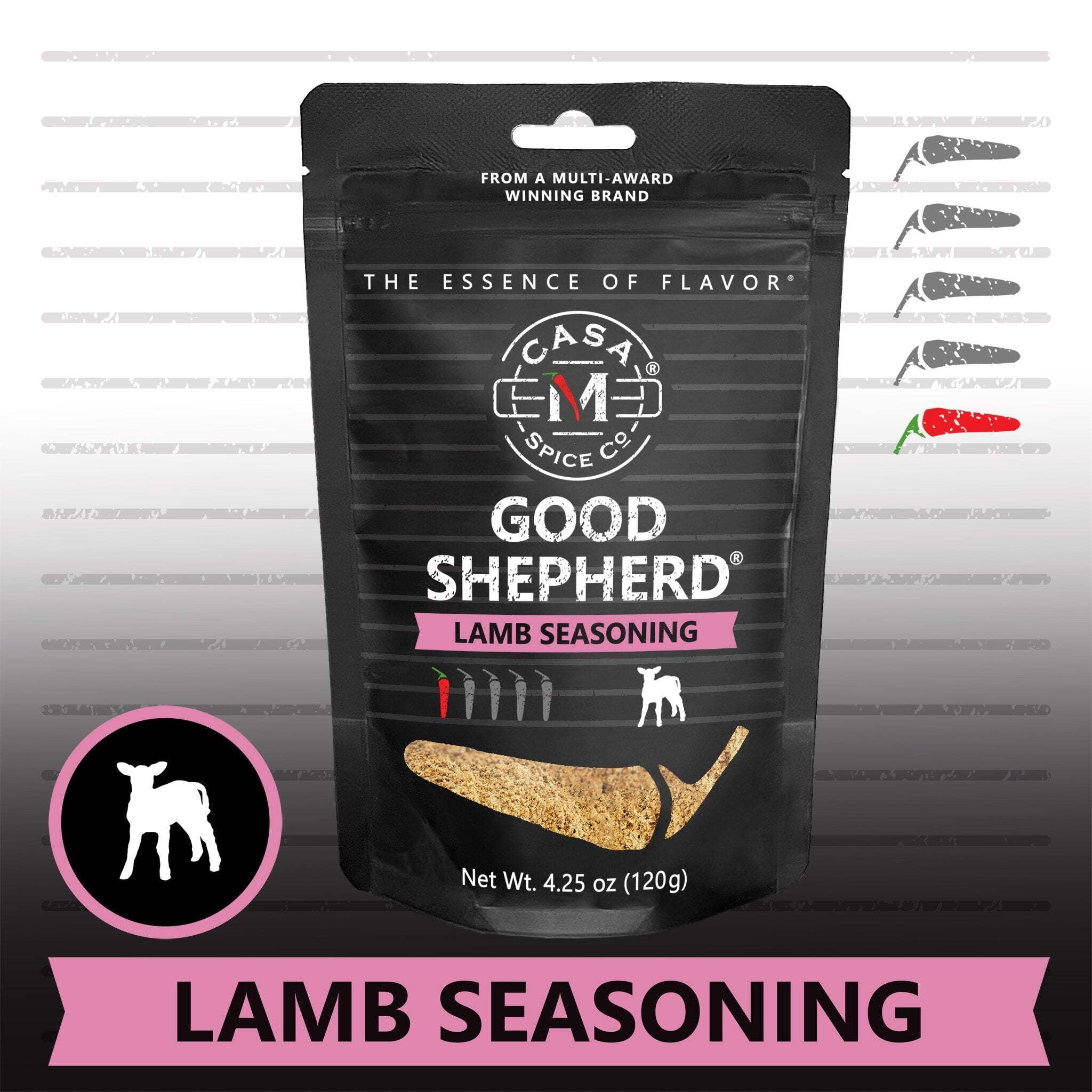 Casa M Spice Co® Good Shepherd® Lamb Seasoning — Gourmet Lamb Chop ...