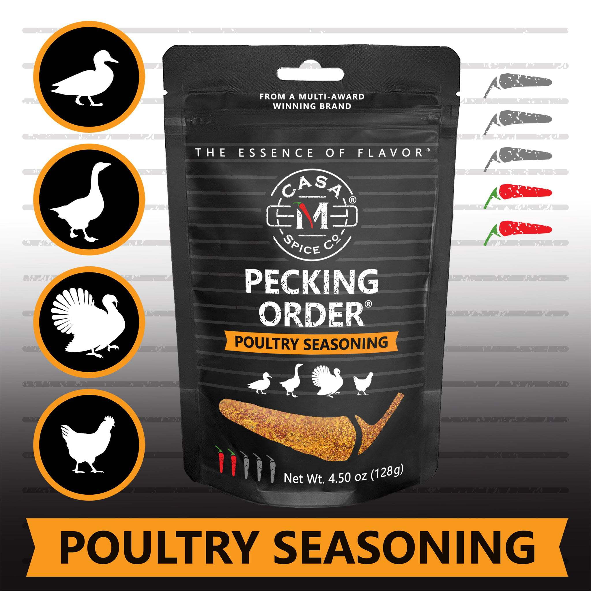 Casa M Spice Co® Pecking Order® Poultry Seasoning — Gourmet Poultry Rub ...