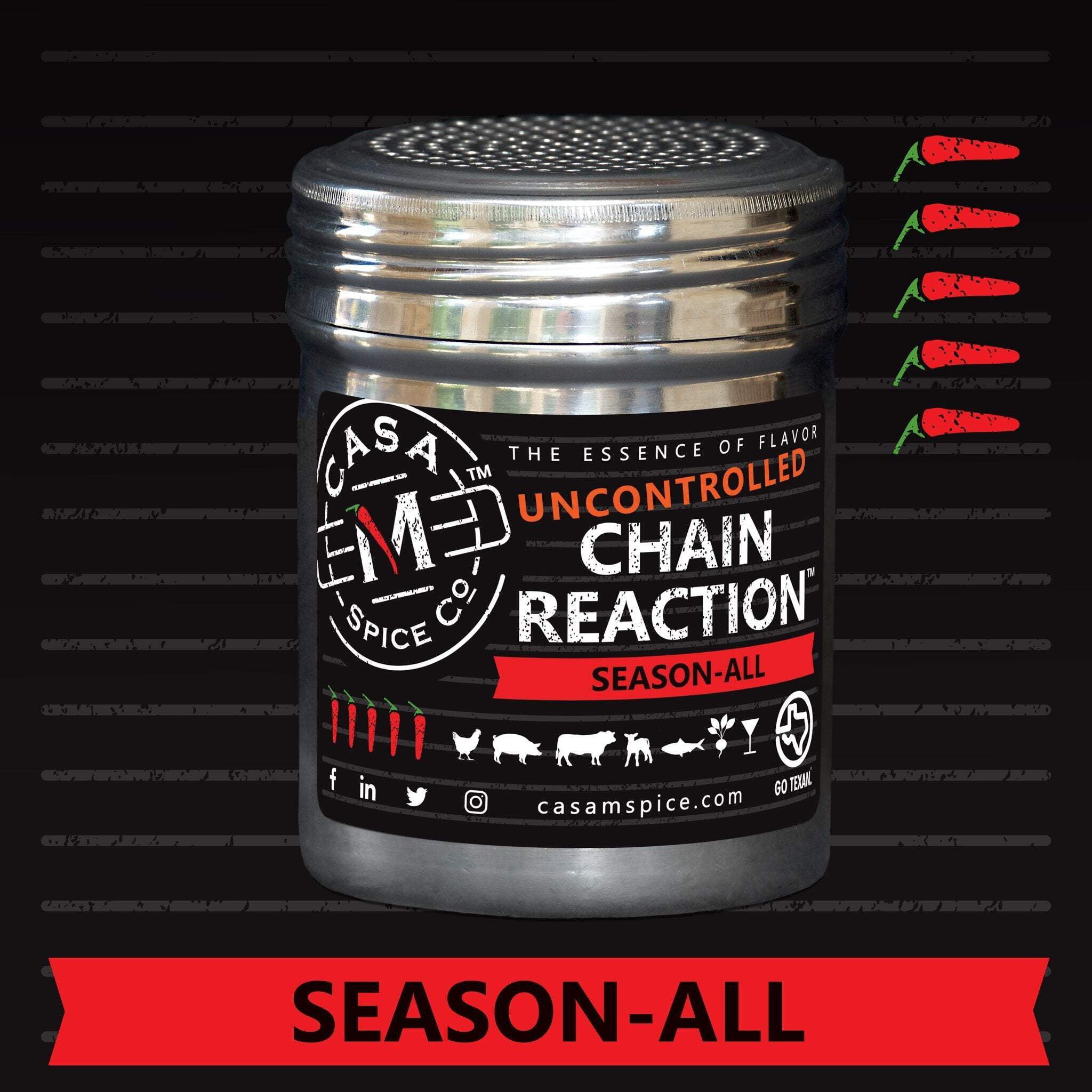 Casa M Spice Co® Uncontrolled Chain Reaction® Season-All — Gourmet All ...