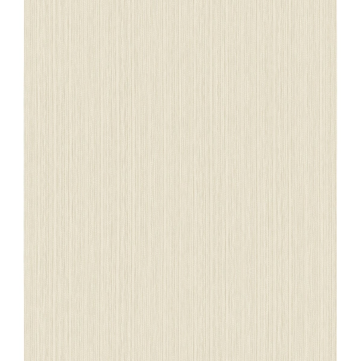 Casa Mia Textile Effect Vertical Paper Non-Pasted Wallpaper Roll Cream ...