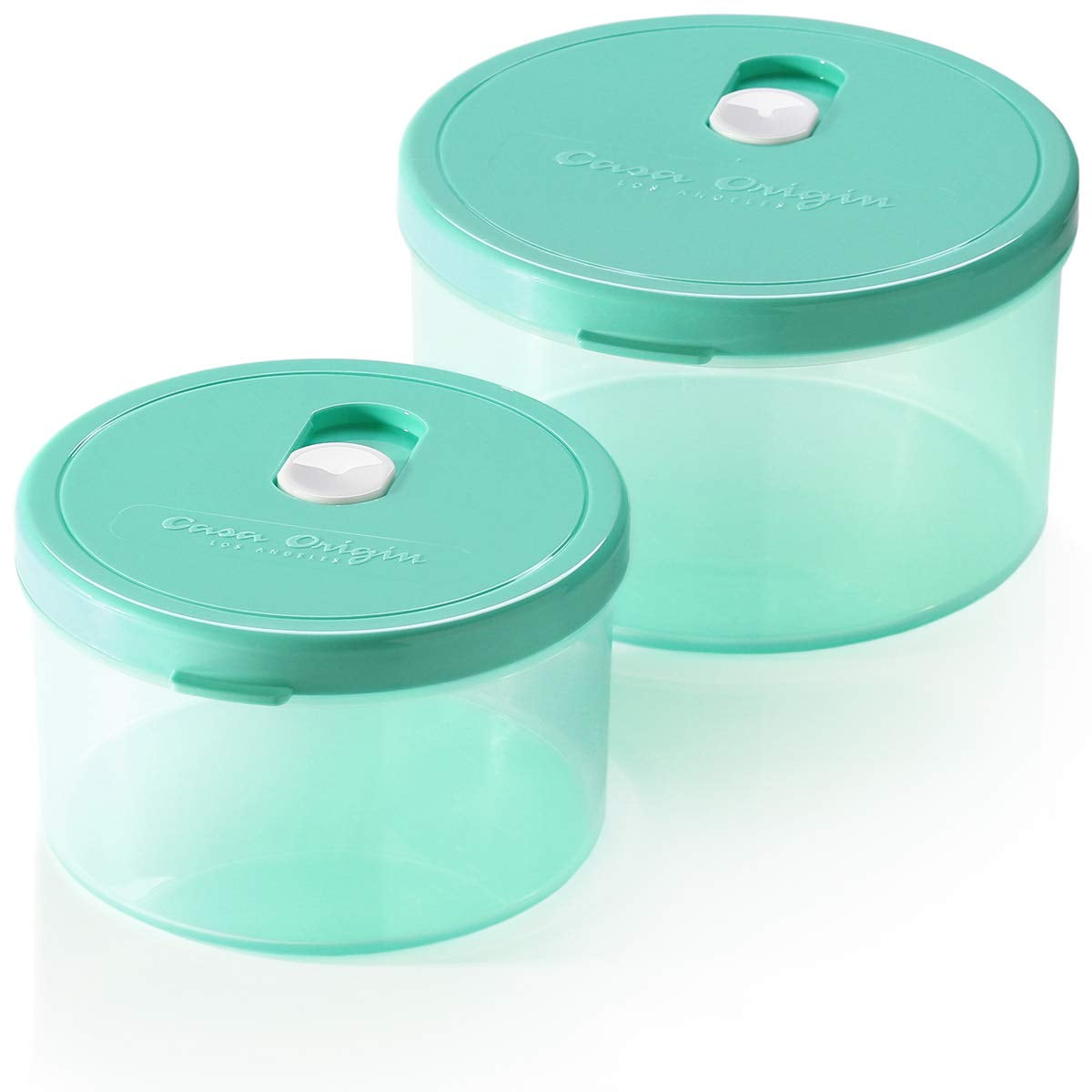 Casa Origin Microwavable Food Containers with Lid, 2 Pieces - Round ...