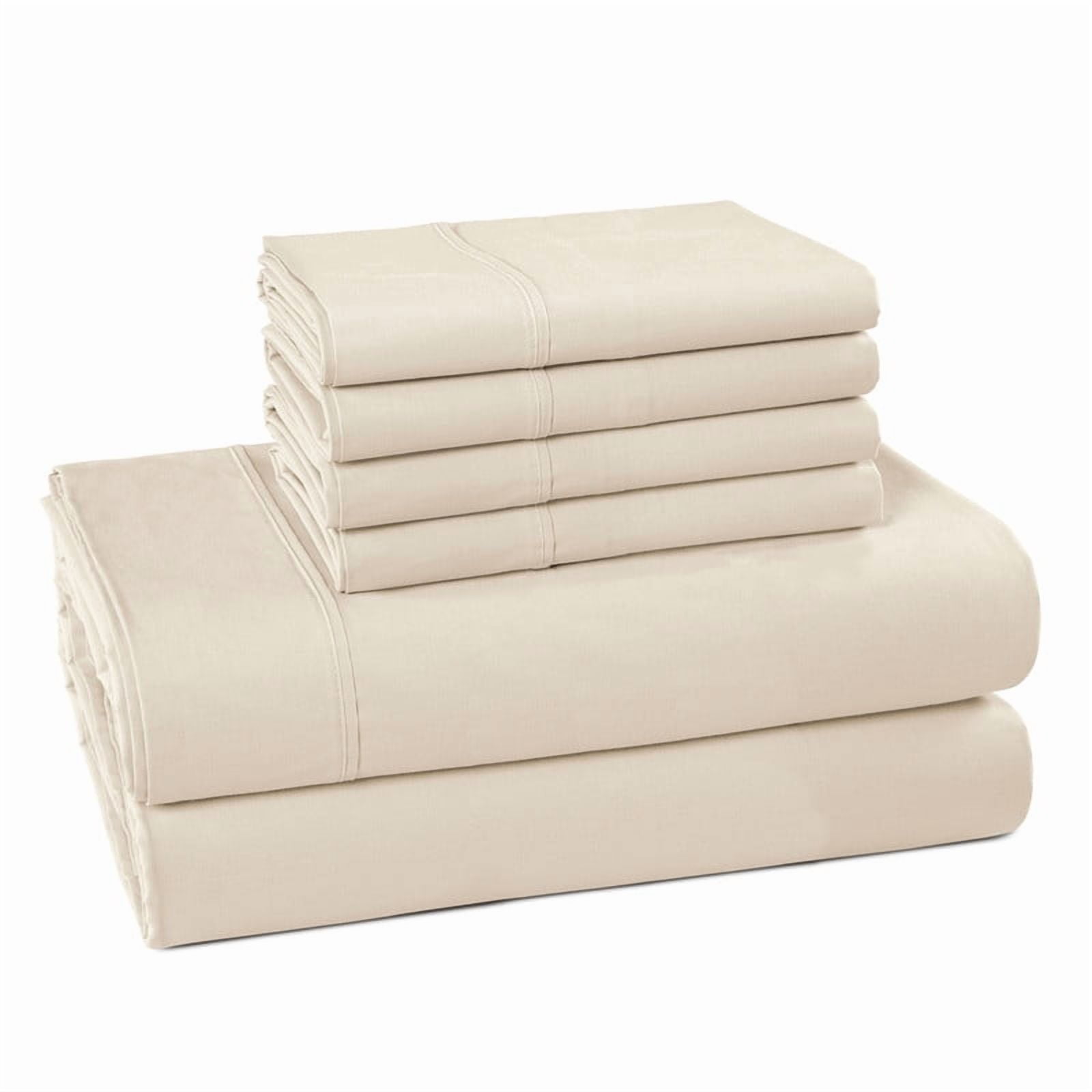 Casa Platino 100% Cotton Full Sheets Set – Ultra Soft Sateen Weave ...