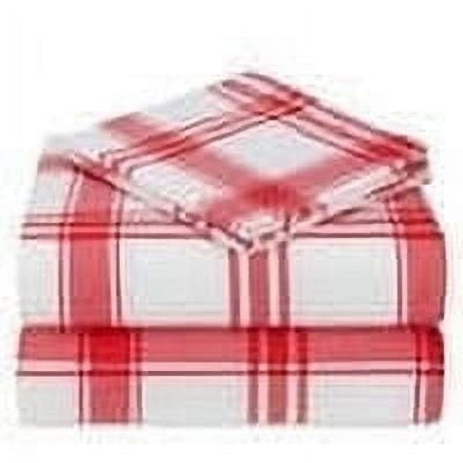 Casa Platino 100% Cotton Flannel Bed Sheet Set, 4 Piece Deep Pocket ...