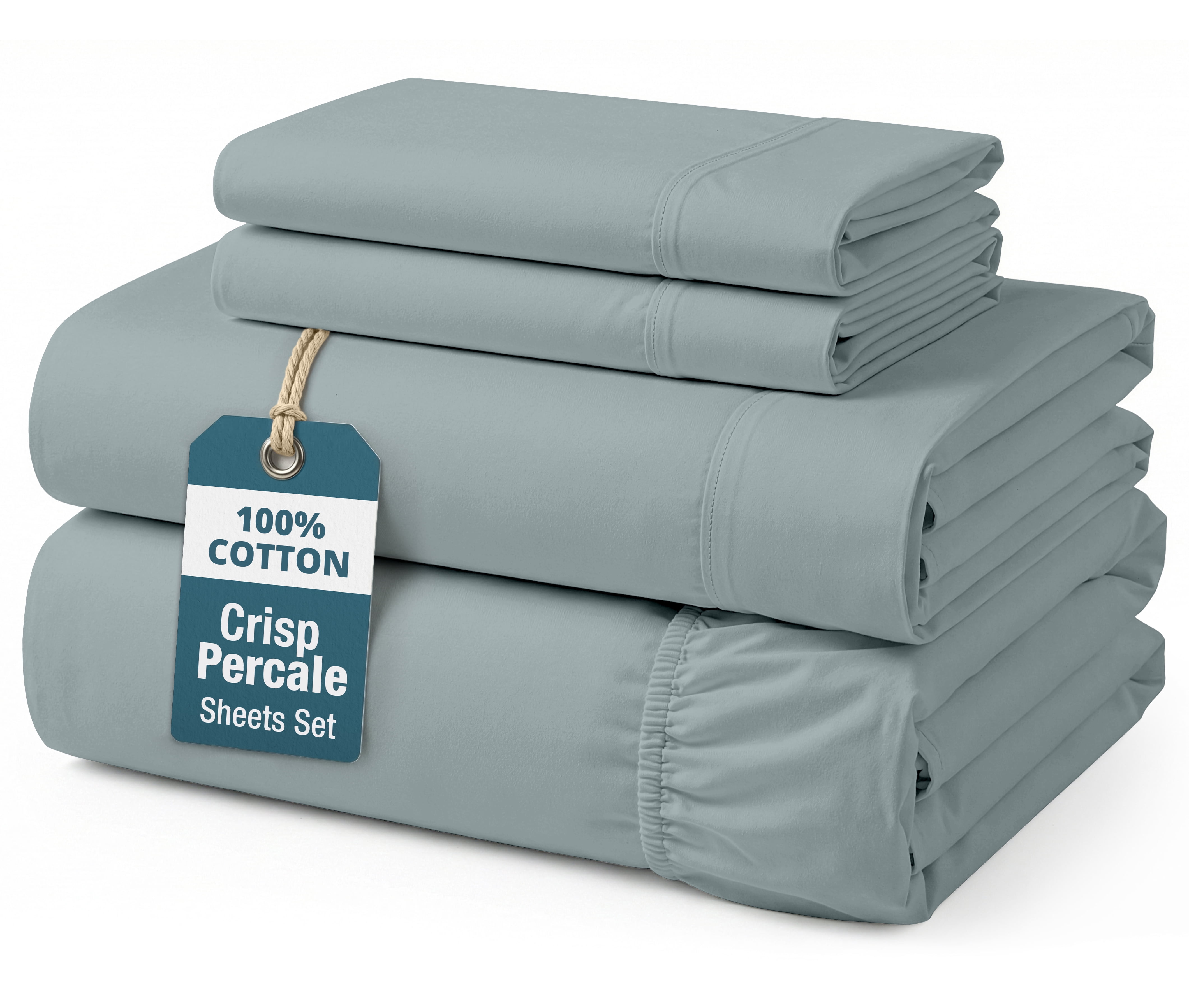 Casa Platino 100% Cotton Sheets Set – 4 Piece Full Size Bed Sheets ...