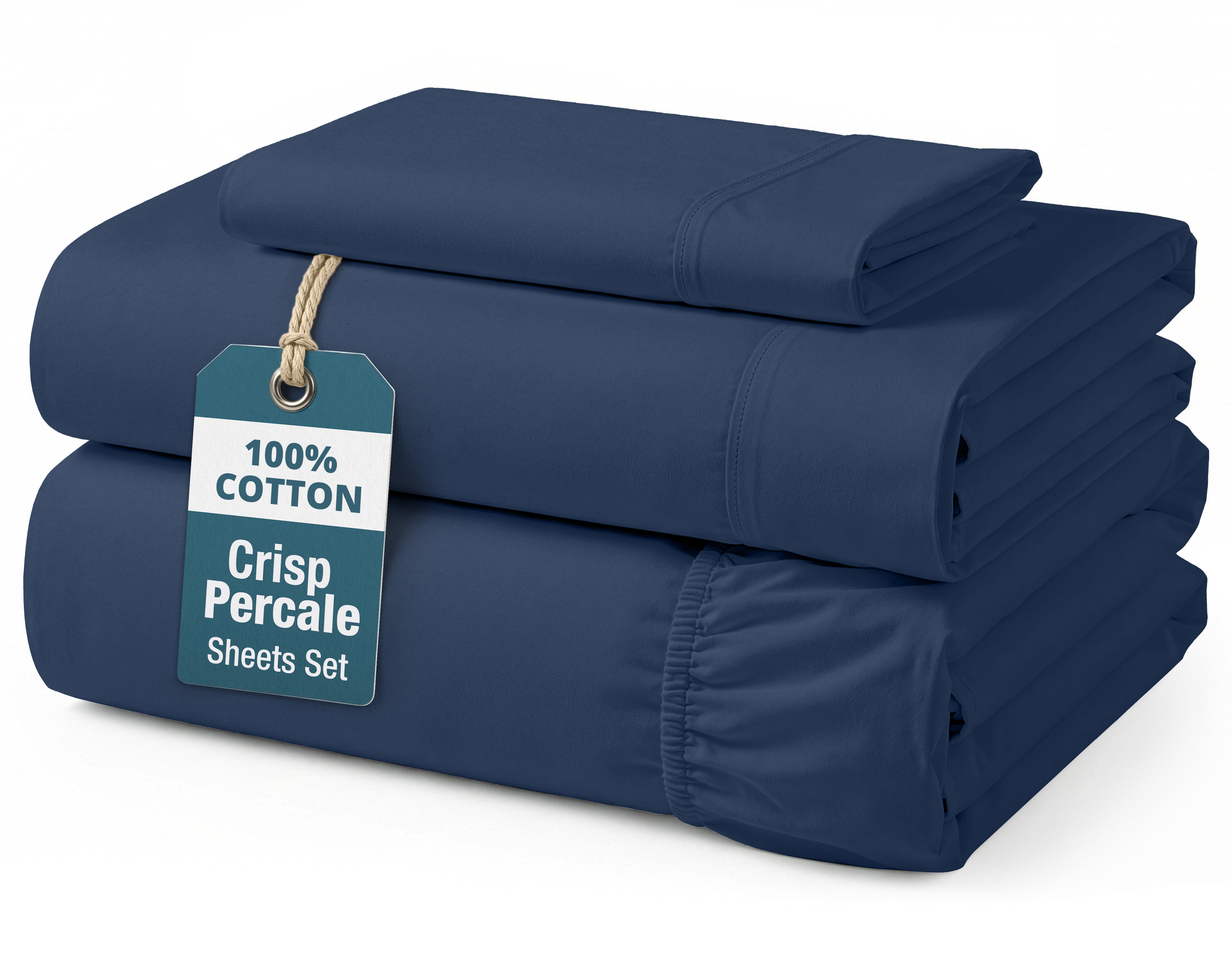 Casa Platino Twin Size Sheets – Soft 100% Cotton Bed Sheet Set, Durable ...