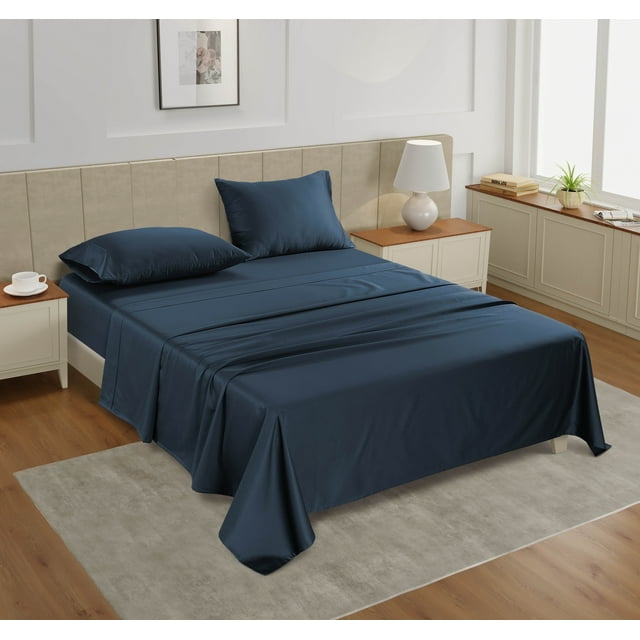 Casa Platino 100% Cotton Twin Sheet Set - 450 Thread Count, 3 Piece ...