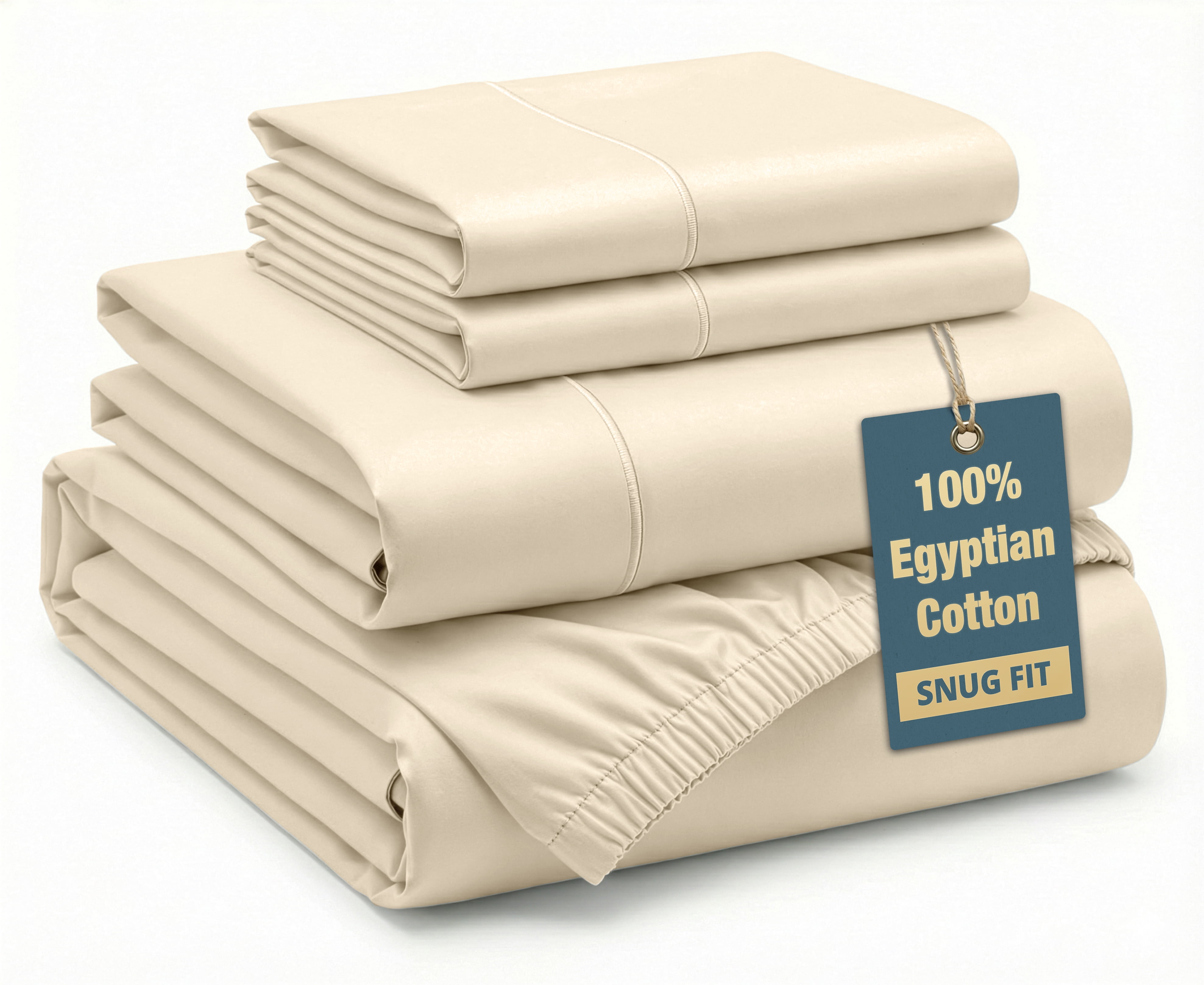 Casa Platino Queen Size 1000 Thread Count 100% Egyptian Cotton Deep ...