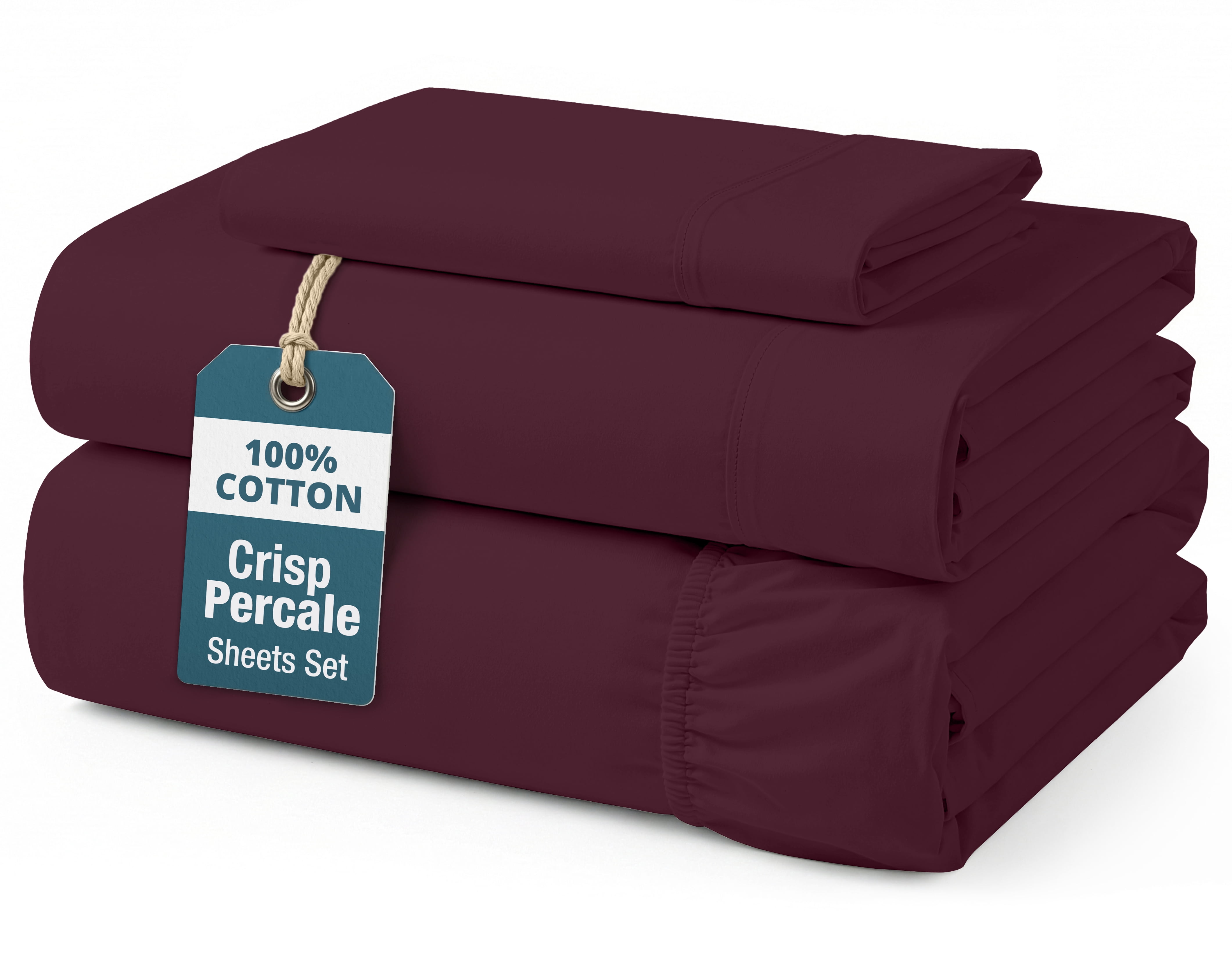 Casa Platino 100% Long-Staple Cotton Sheets – 3 Piece Twin XL Bed Sheet ...
