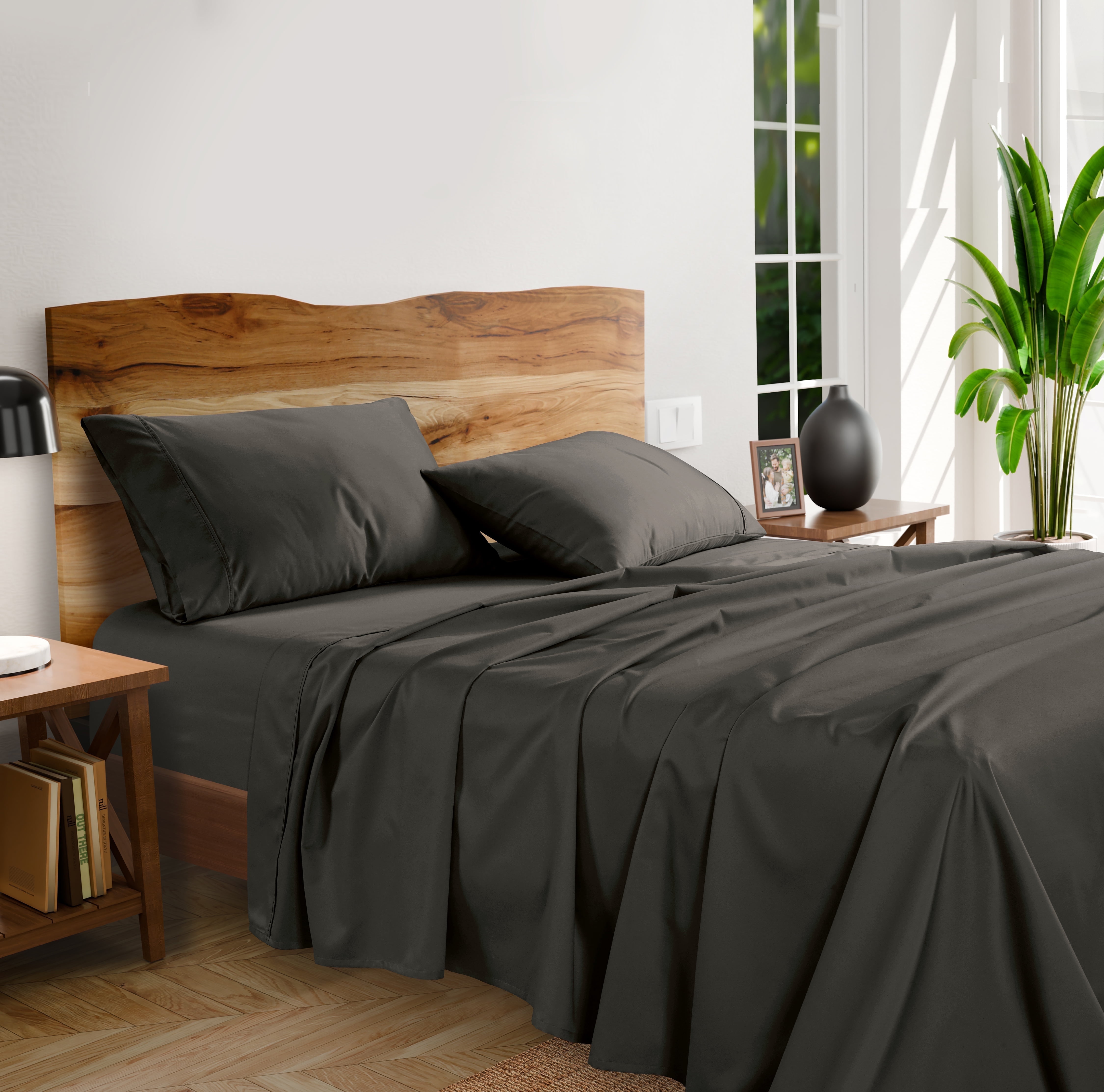 Casa Platino 1000 Thread Count Egyptian Cotton Full Size Sheets, Deep ...