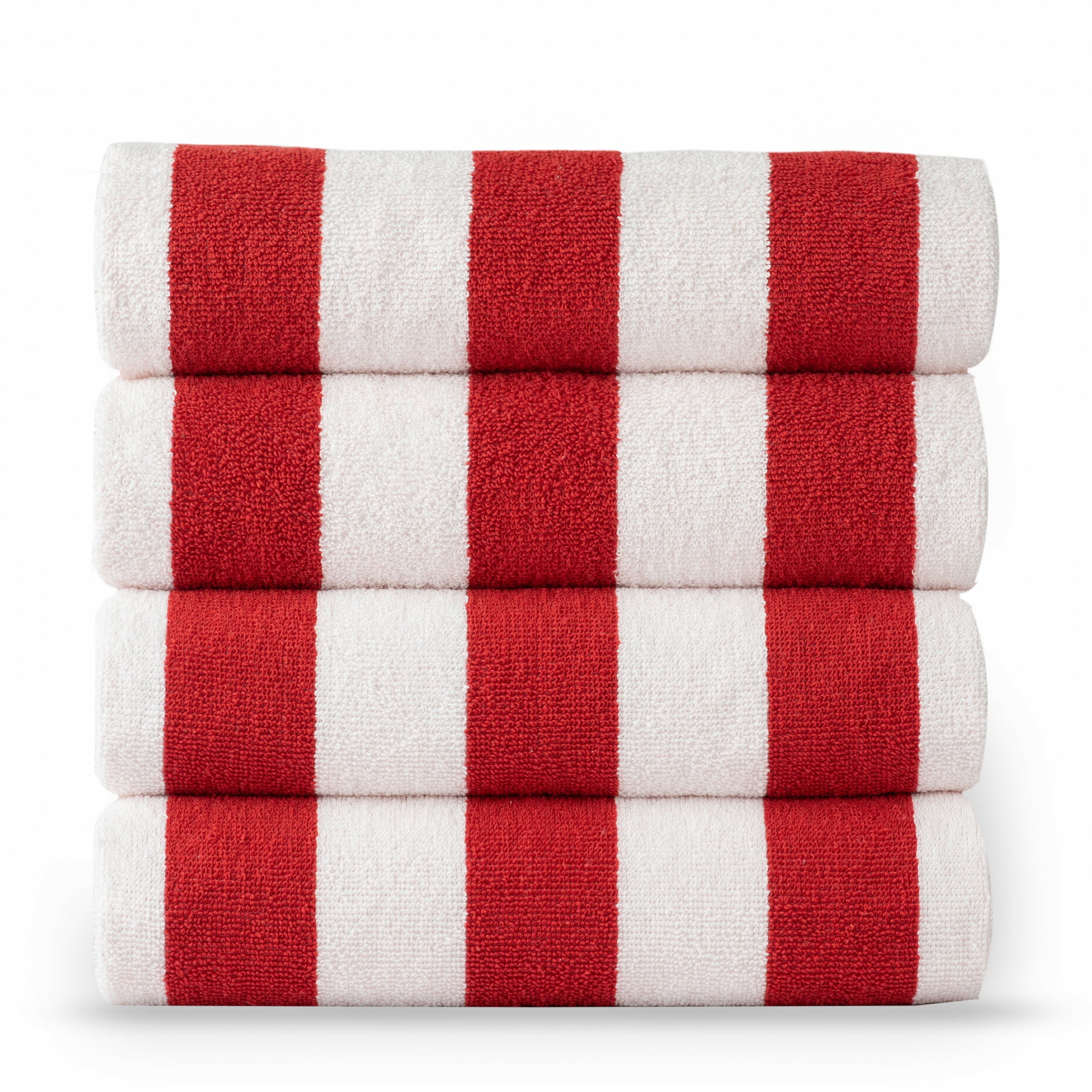 Casa Platino 4 Pack Caban Stripe Beach Towel Set, Large Beach Towel 36 ...