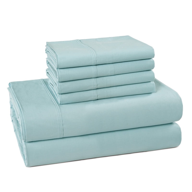 Casa Platino 600 TC Queen Cotton Bed Sheets – Deep Pocket Sateen Weave ...