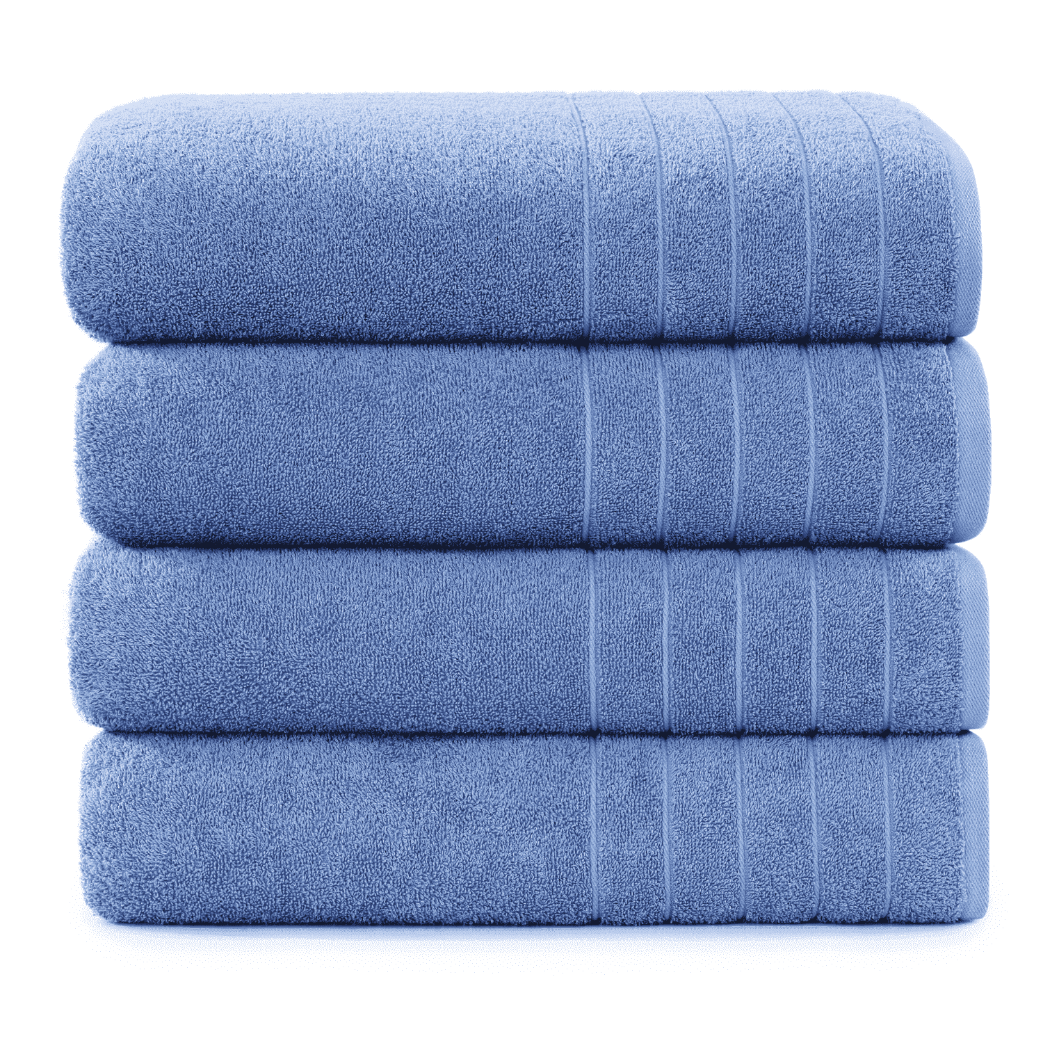 Casa Platino Large Bath Sheet 4 Pack, 100% Cotton, Quick Dry, Hotel ...
