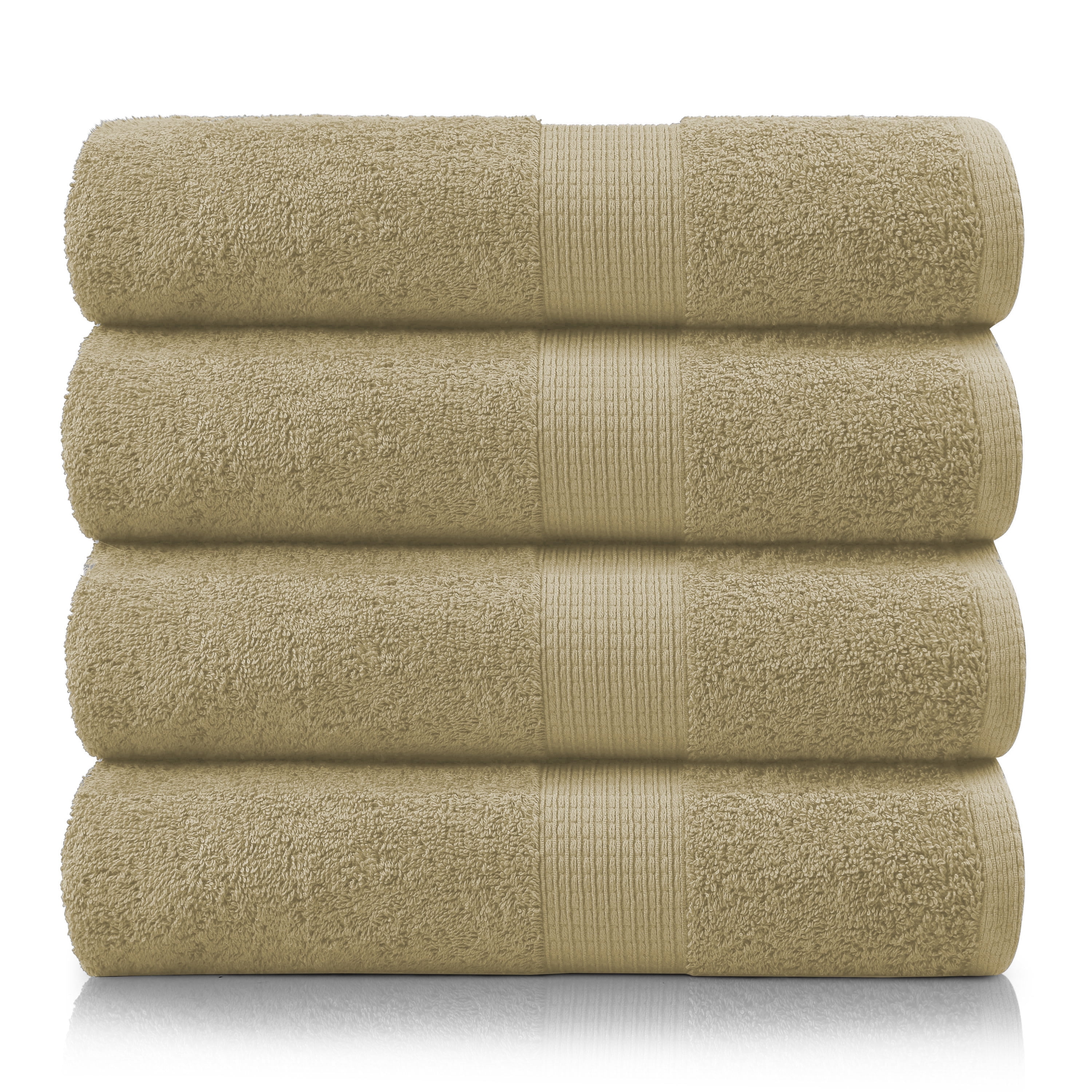 Casa Platino Bath Sheet Pack of 4, Oversized Bath Sheets for Bathroom ...