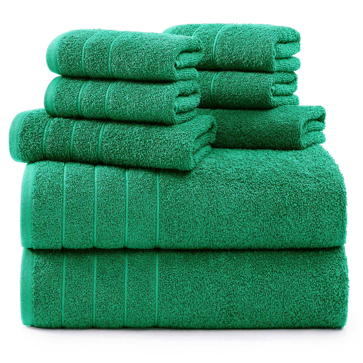 Casa Platino 8-Piece Cotton Bath Towel Set - 2 Bath, 2 Hand Towels, 4 ...