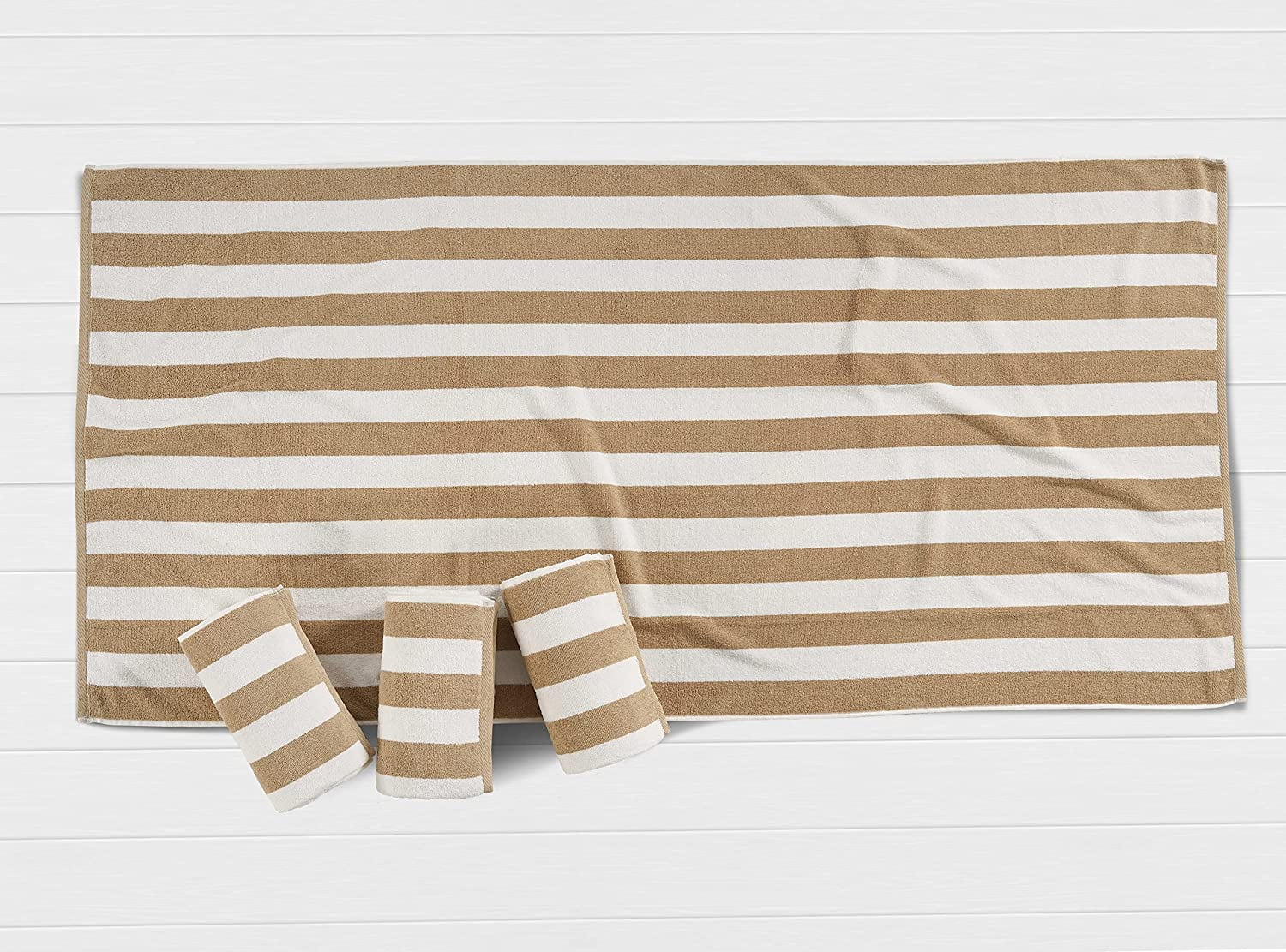 Casa Platino Beach Towel Set of 4, Light Weight, Quick Dry Towel, Large ...