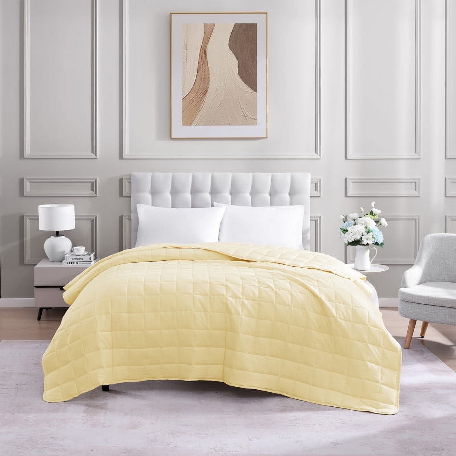 Casa Platino Bed Comforter King Size, Pre-Washed Soft Quilted Blanket ...