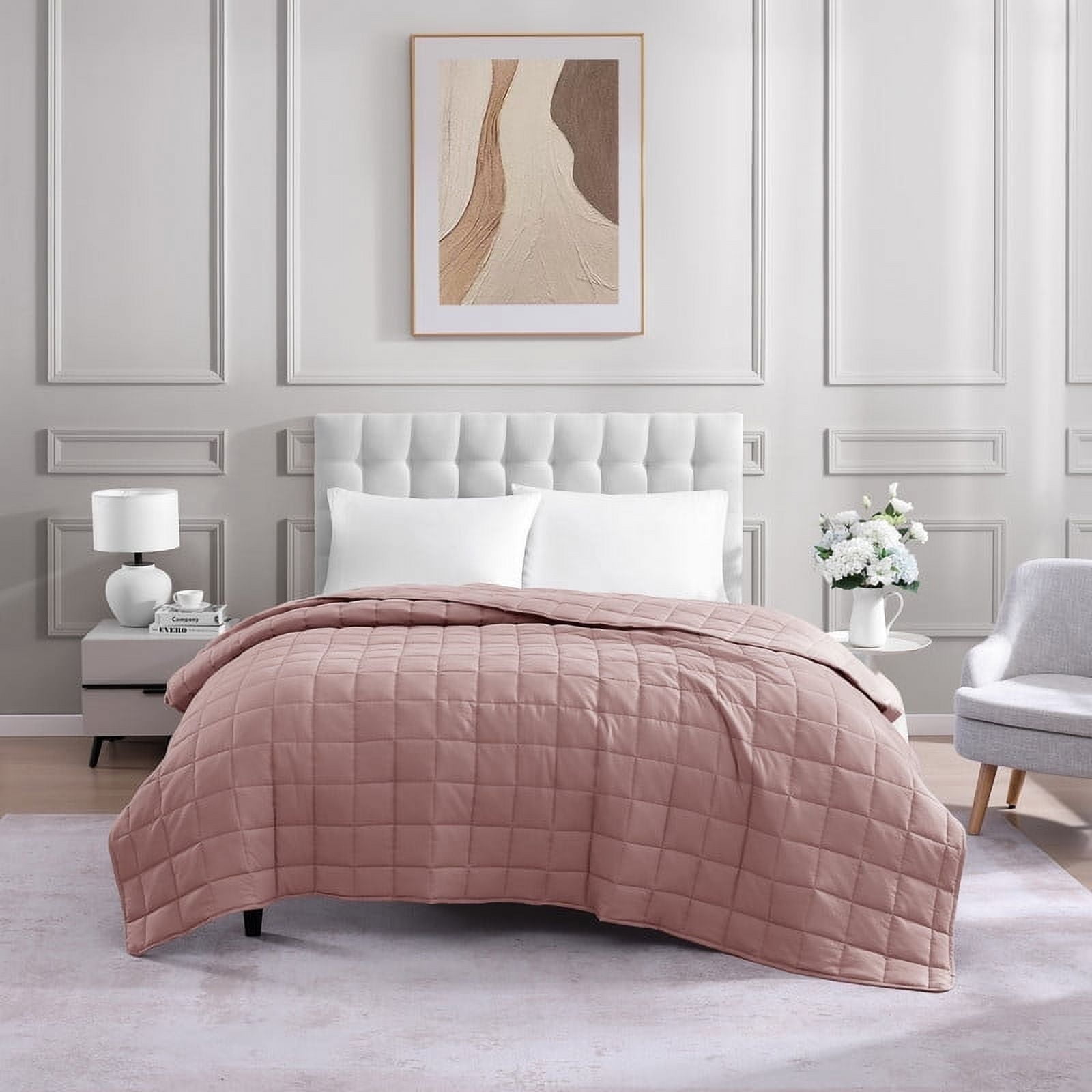 Casa Platino Bed Comforter Queen Size - Soft Pre-Washed Quilted Blanket ...