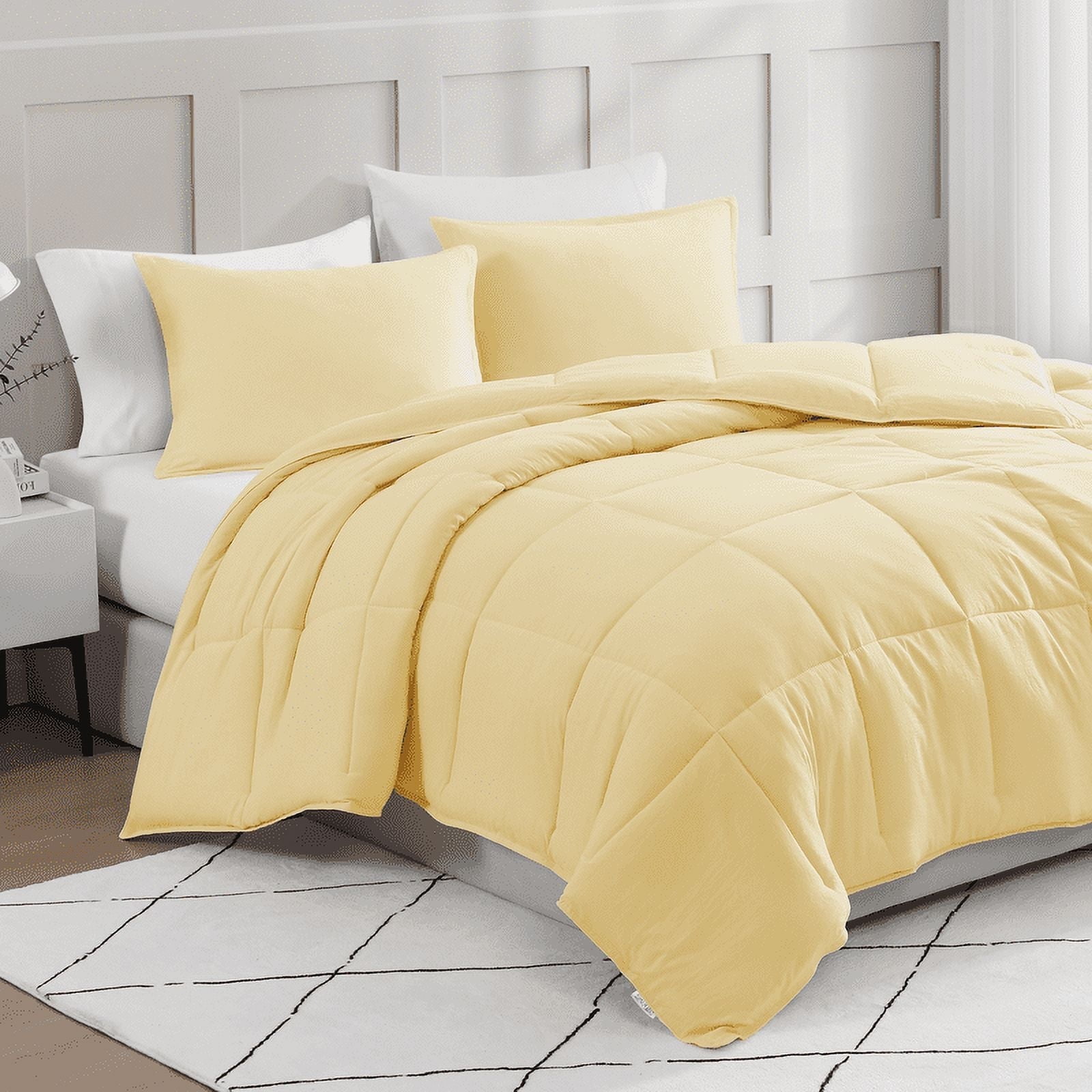 Casa Platino King Size Comforter Set- 3 Piece Comforter Set - Fluffy ...