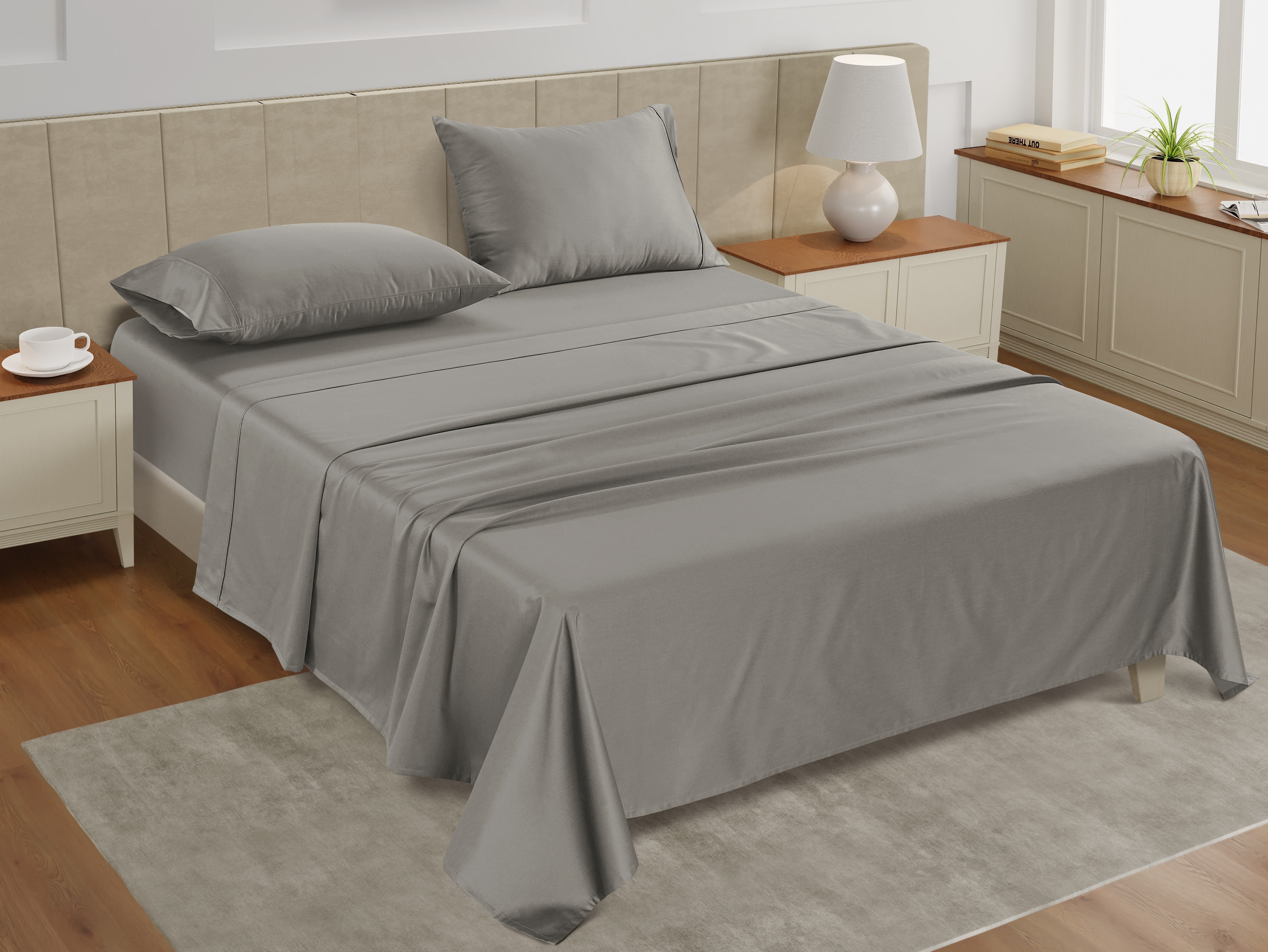 Walmart Black Friday Deals 2025 - Casa Platino 450 TC 100% Cotton King Size Bed Sheets, 16" Deep ...