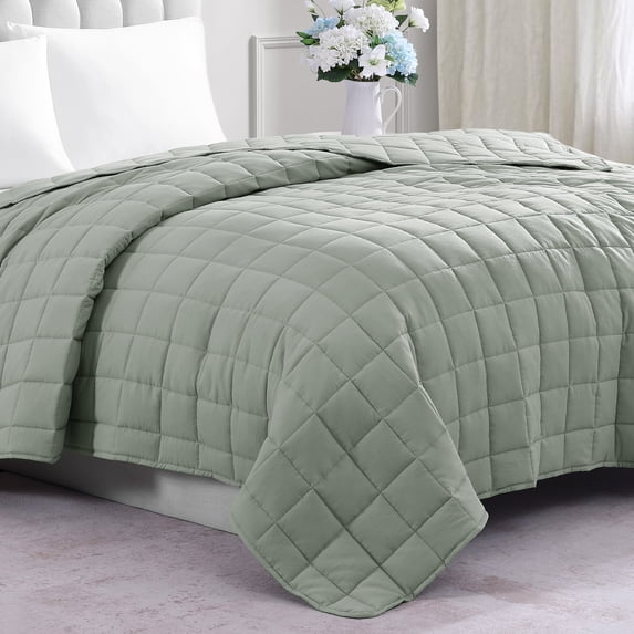 Casa Platino Pre-Washed Bed Blanket Queen Size - Soft Quilted Blanket ...