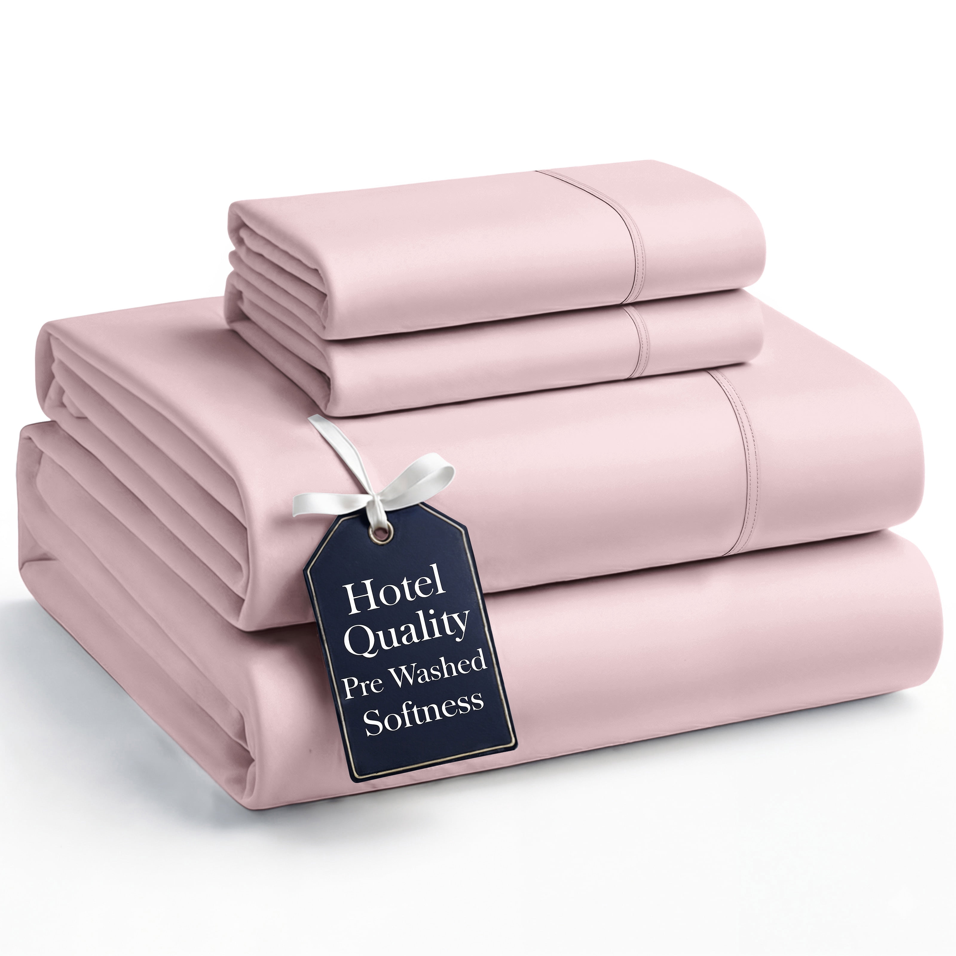 Casa Platino Queen Ultra-Soft Microfiber Bed Sheets Set - 4 Piece ...