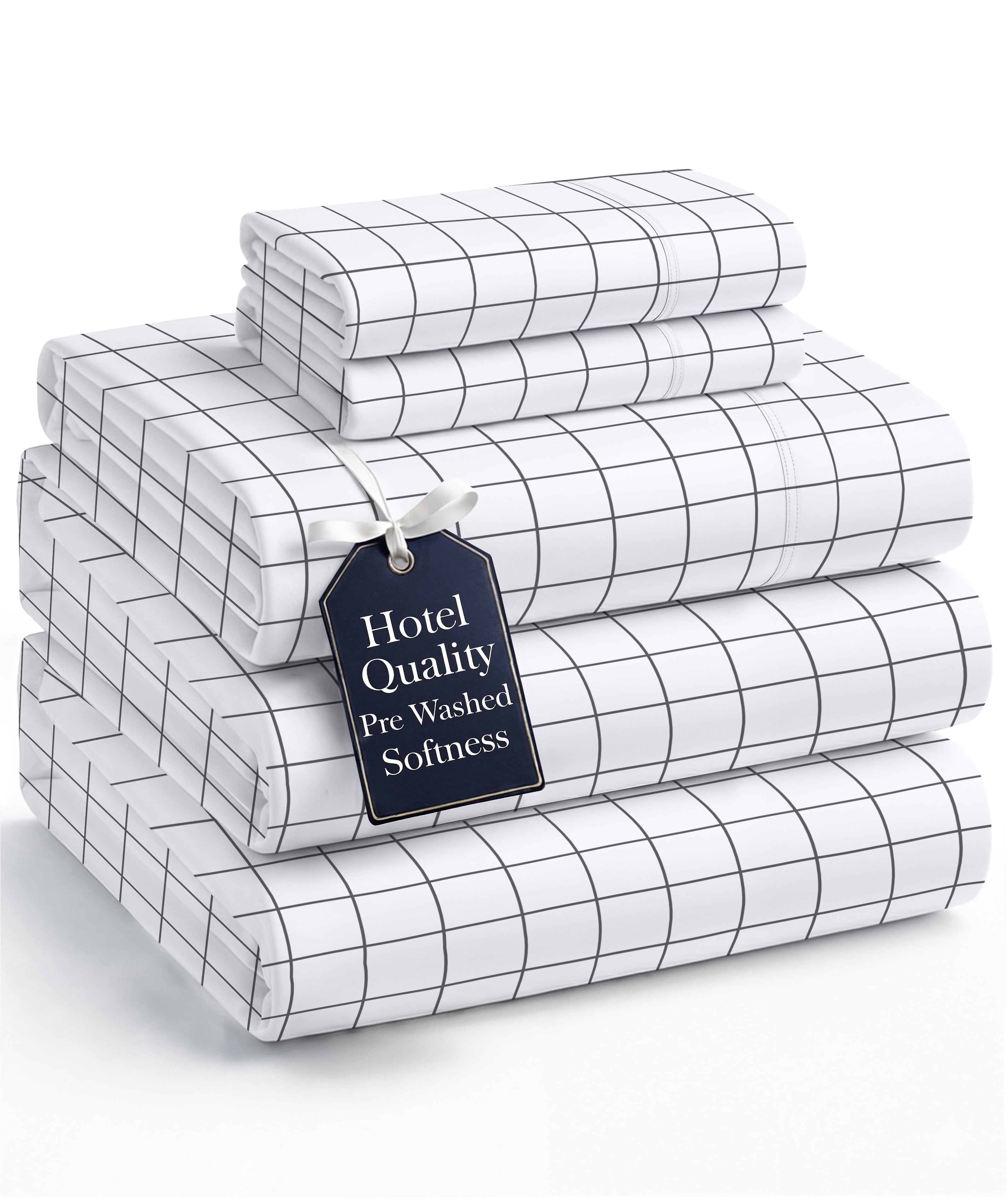 Casa Platino Split King Size Bed Sheets Set - Washed Ultra-Soft ...
