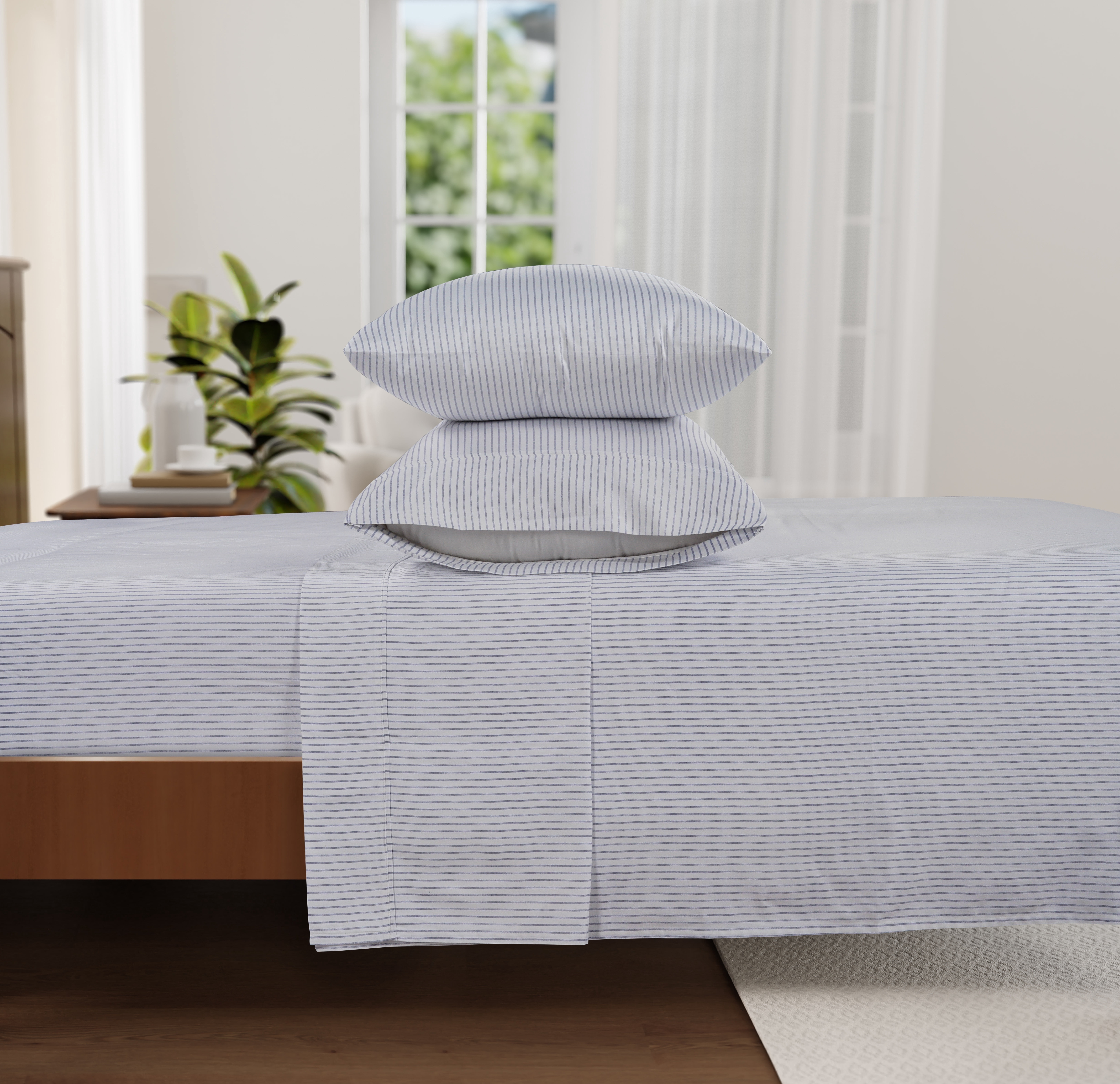Casa Platino Split King Size Bed Sheets Set - Washed Ultra-Soft ...