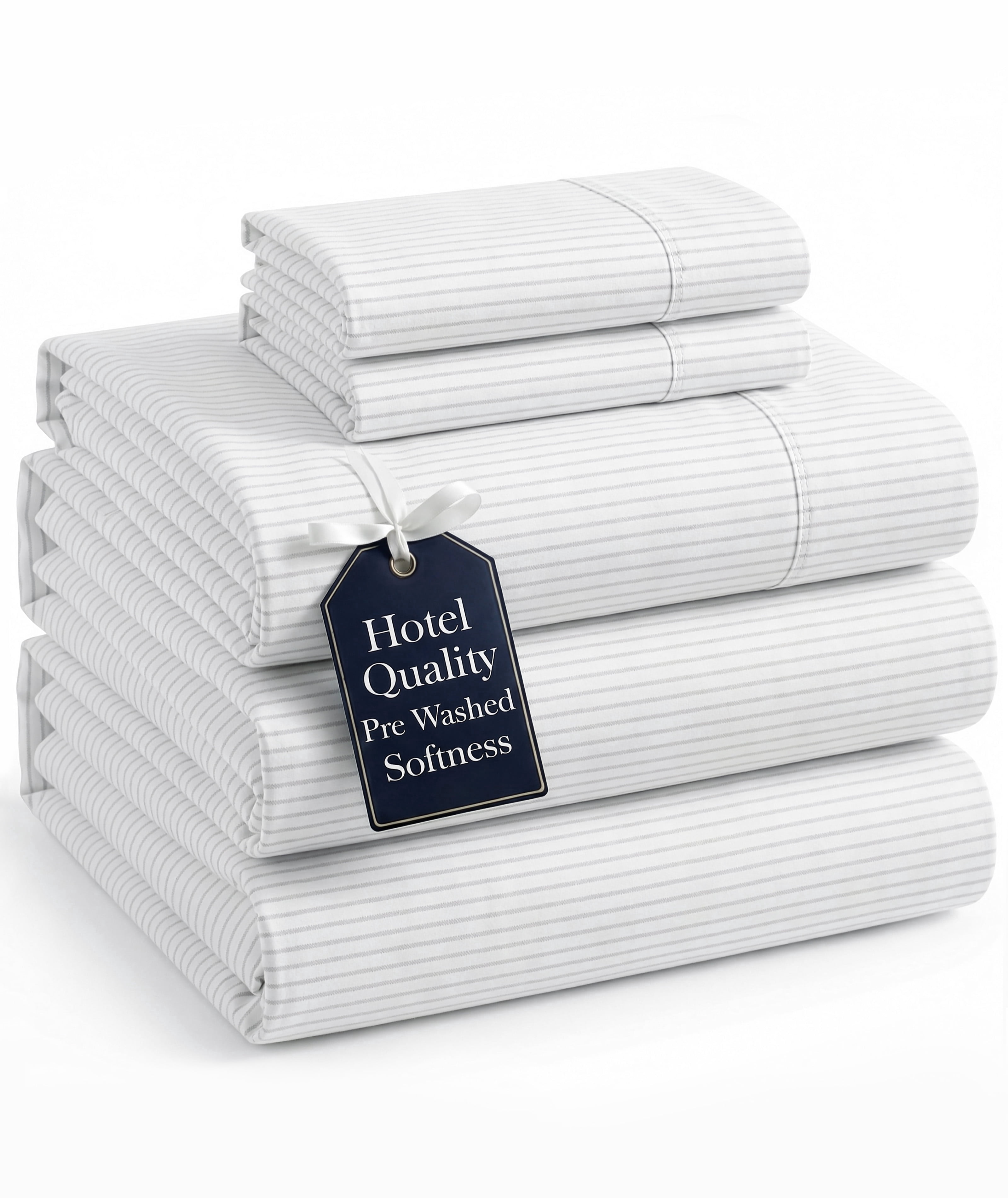 Casa Platino Split King Size Bed Sheets Set - Washed Ultra-Soft ...