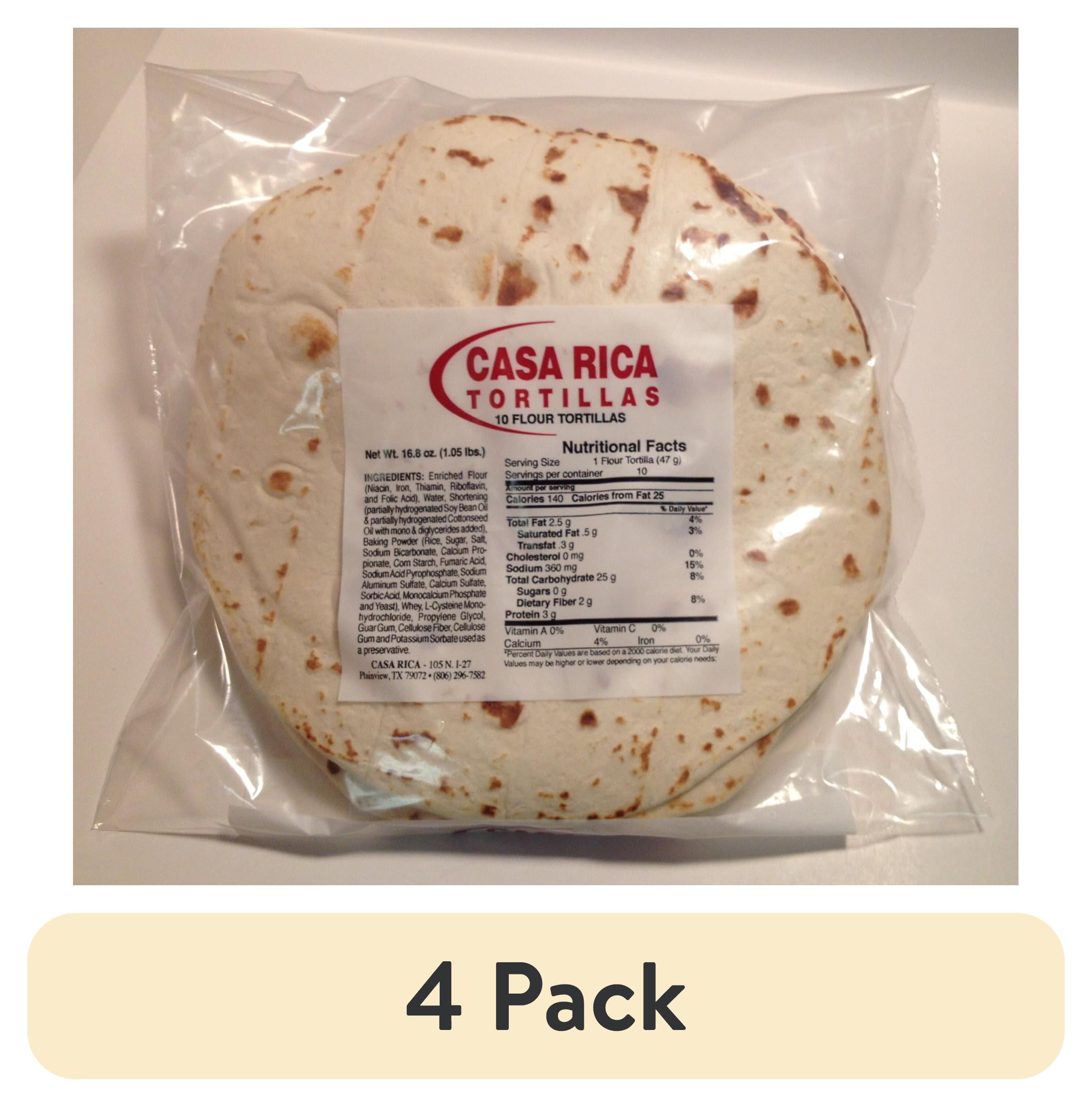 (4 pack) Casa Rica Flour Tortillas - Walmart.com