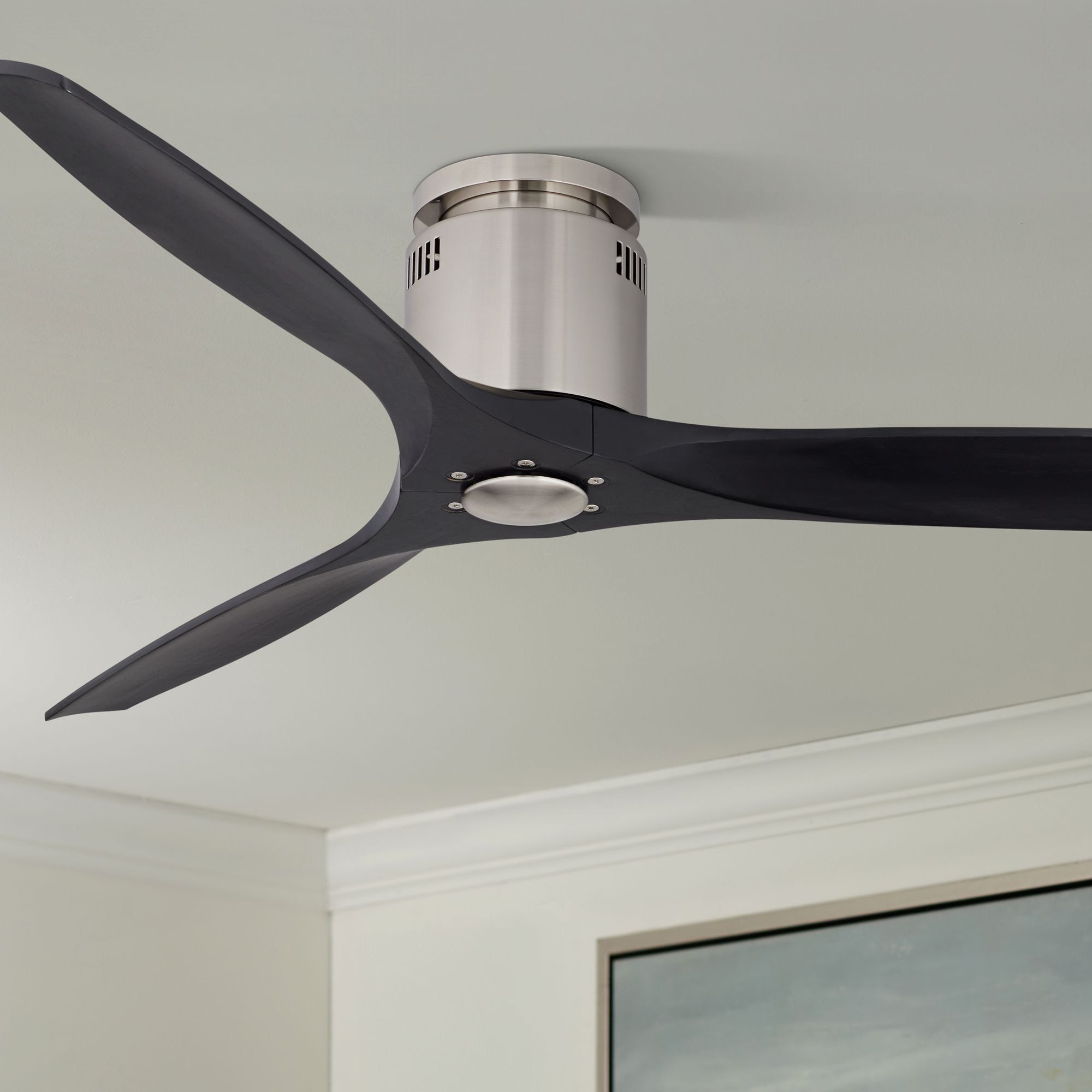 Casa Vieja 52" Windspun Modern Indoor Ceiling Fan 3 Blade Remote ...