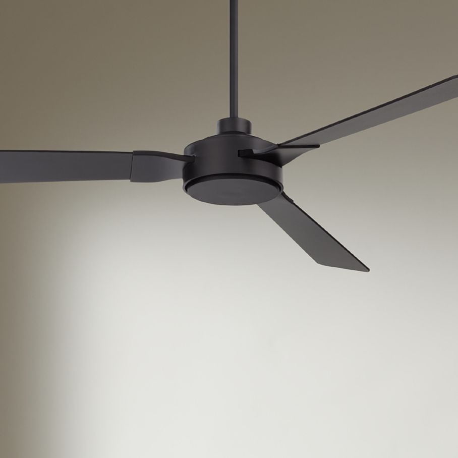 Casa Vieja 60" Invictus Indoor Outdoor Ceiling Fan 3 Blade Remote ...