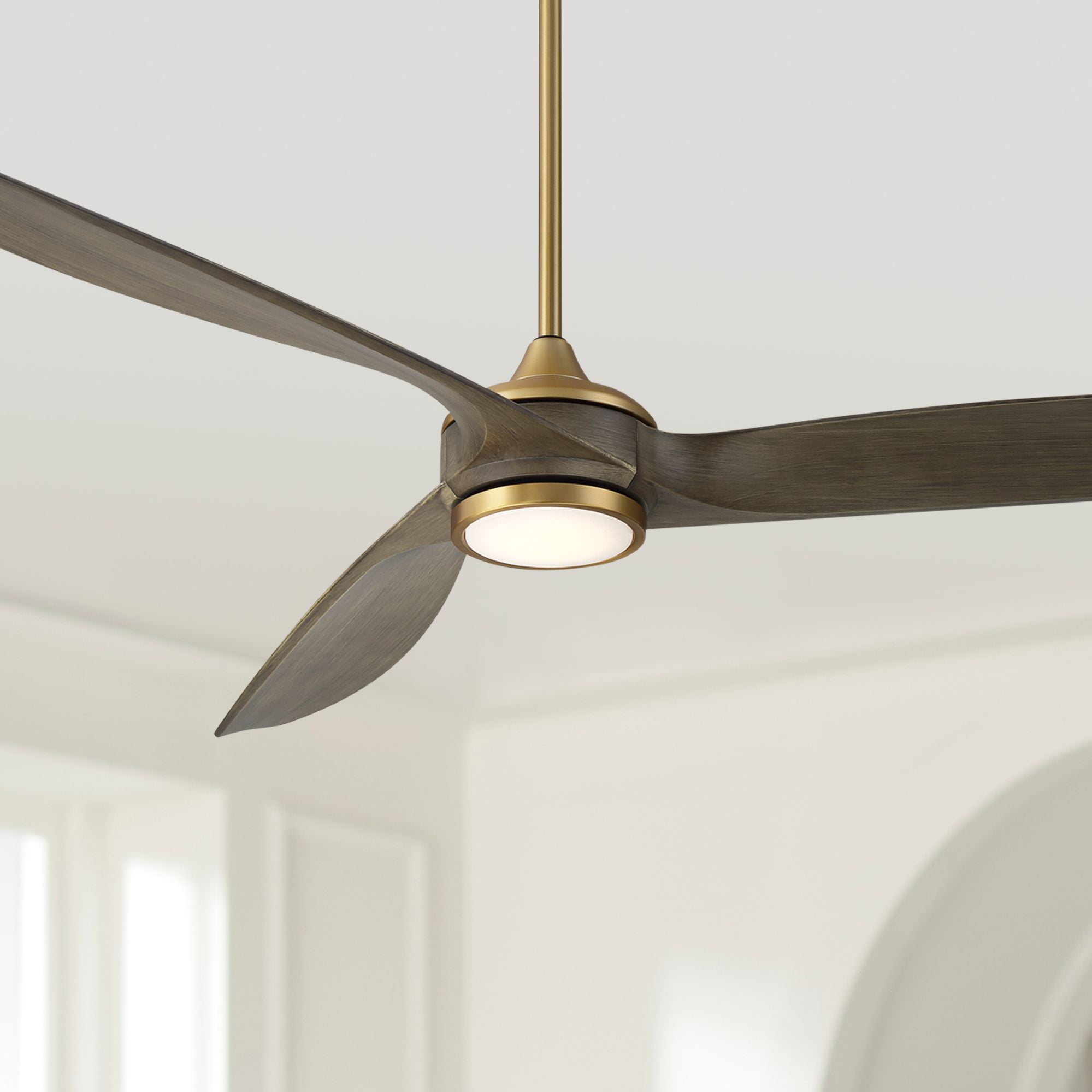 Casa Vieja 60" La Jolla Surf Modern Indoor Ceiling Fan 3 Blade LED ...