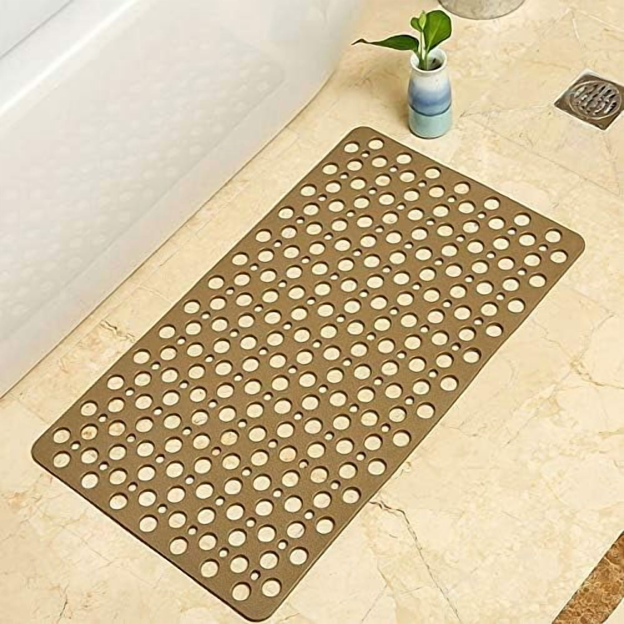 Casa and Beyond Shower Mat with Suction Cups, Non-Slip Bath Mat with ...