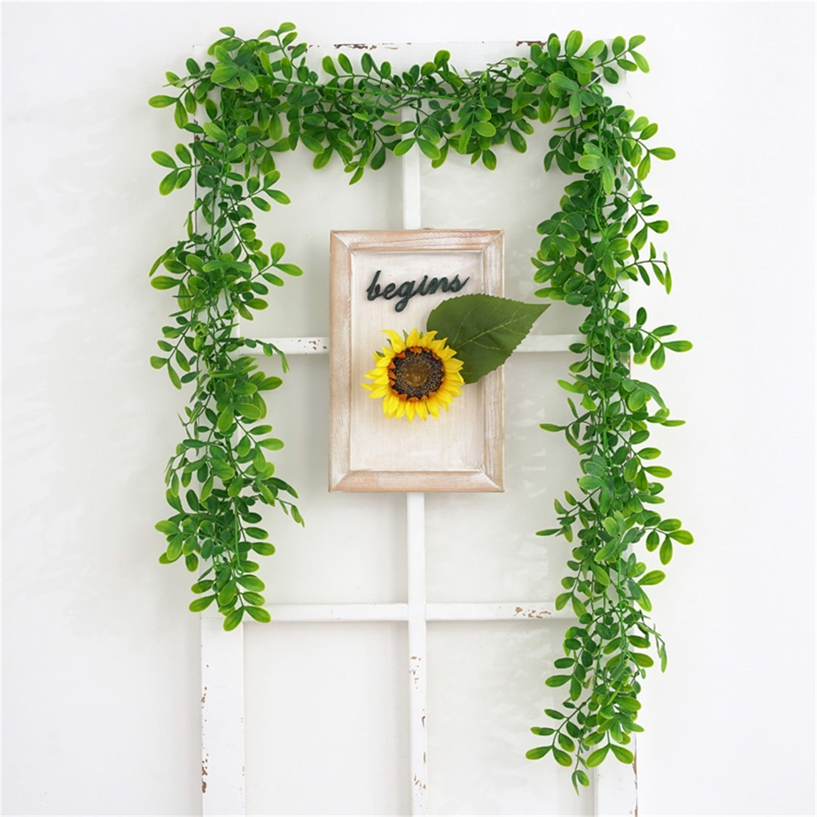 CasaChic 1pc Artificial Green Wall Hanging, Plastic 180cm Realistic 3D ...