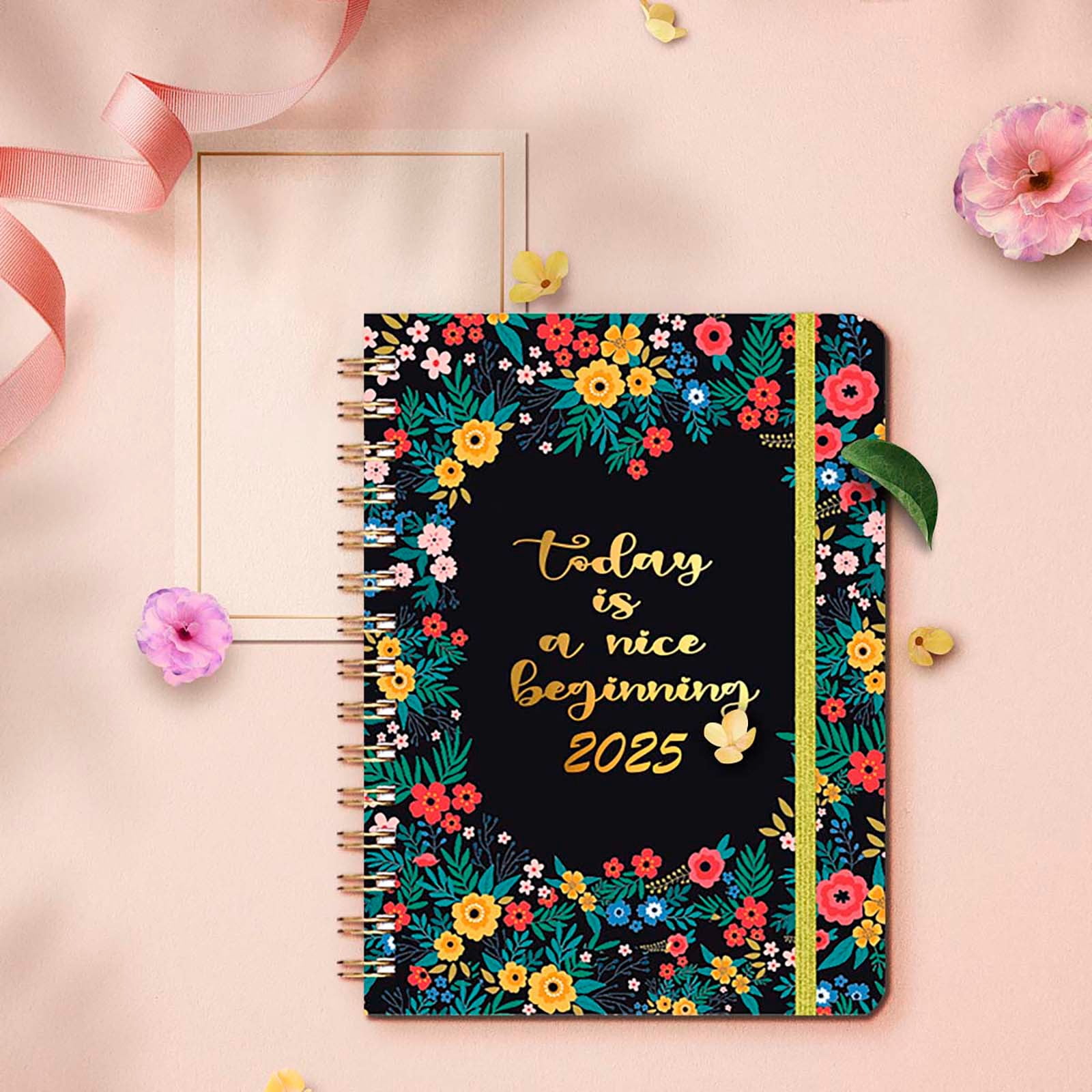 CasaChic 2025 A5 Coil Weekly Planner, Flat Lay Notebook with Portable ...