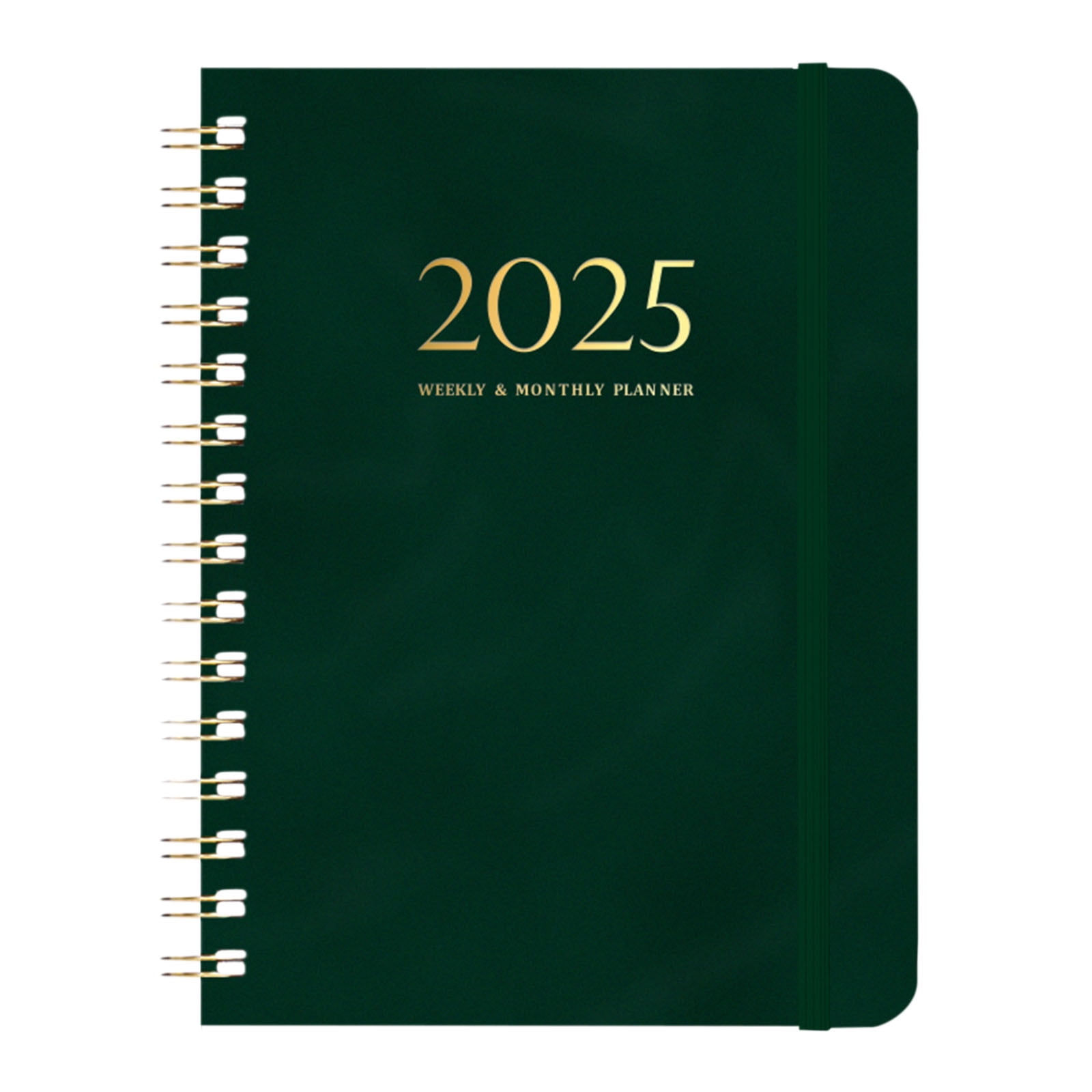 CasaChic 2025 Coil Weekly Planner, A5 Soft Leather Cover, 140GSM Thick ...