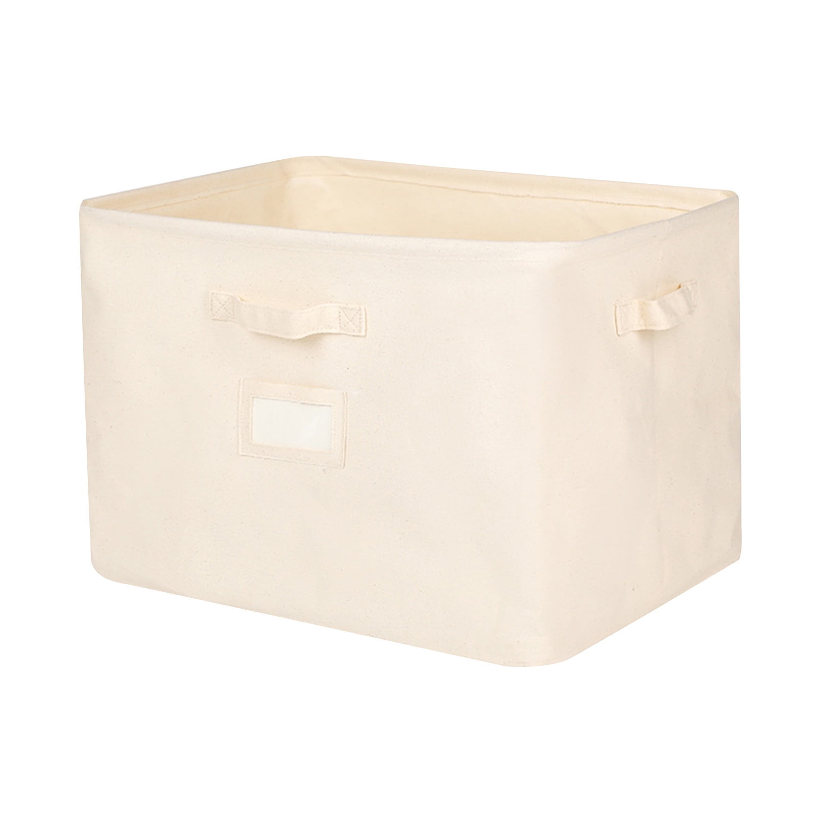 CasaChic Cotton Clothes Storage Box - Foldable, Moisture-Proof with PE ...