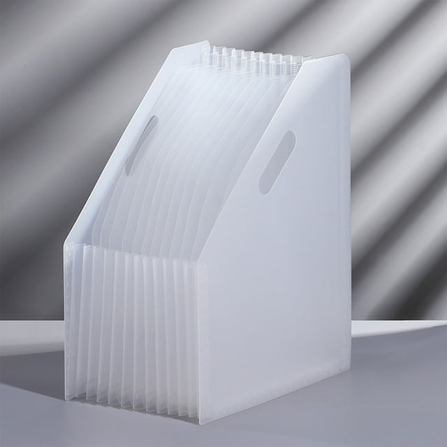 CasaChic Desktop Vertical Organ Bag, Slanted Mouth Multi Layer ...