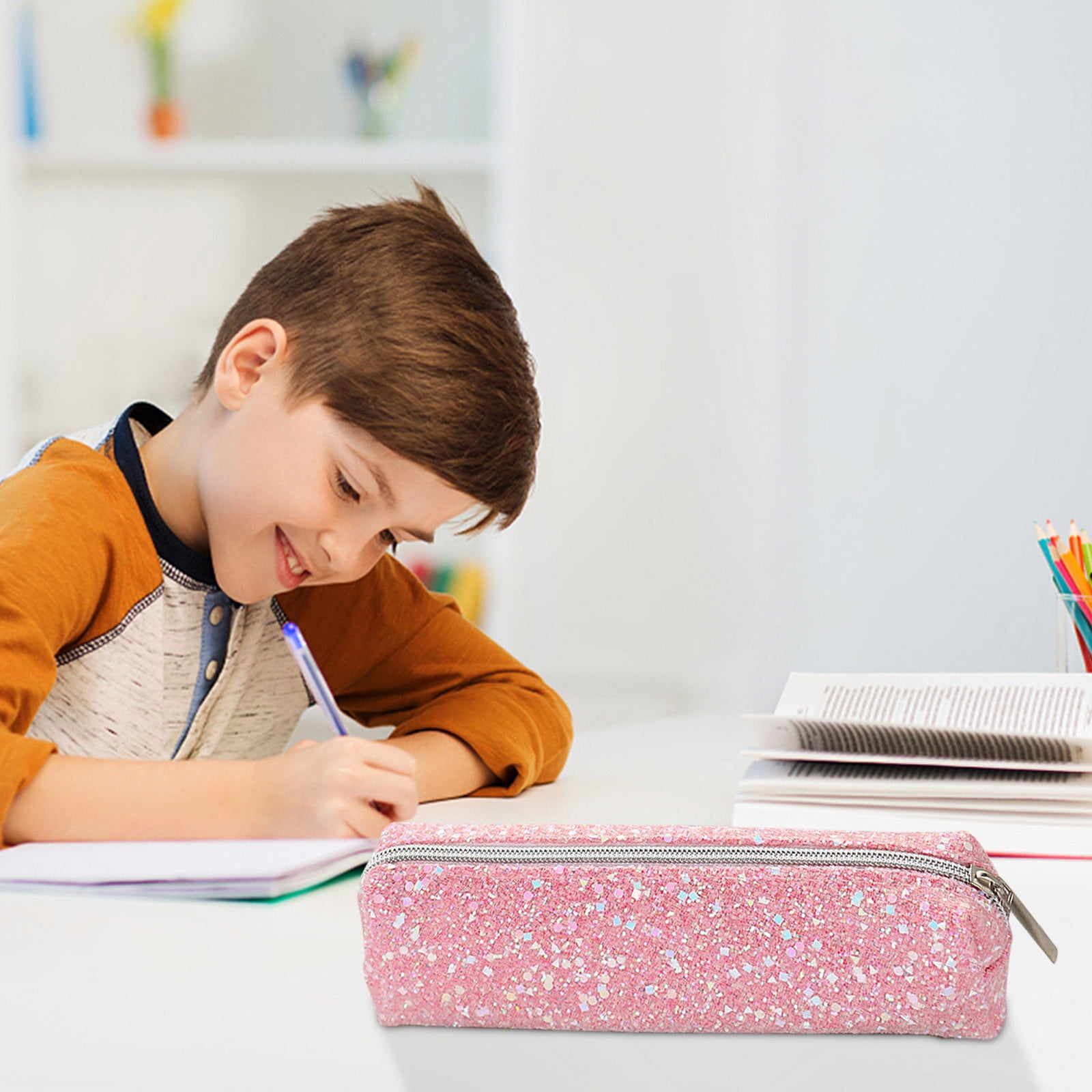 CasaChic Glitter Multifunctional Pencil Case - Large Capacity ...