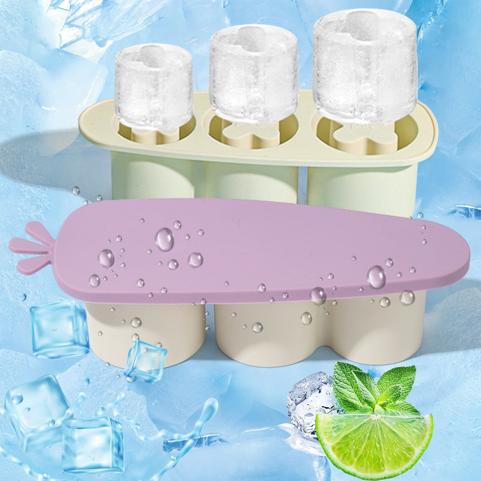 CasaChic Ice Tray for 30 - 40 Tumbler, Food Grade, 3 Large Hollow ...