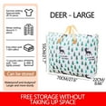 CasaChic Large Capacity Storage Bag with Handle, Foldable Storage ...