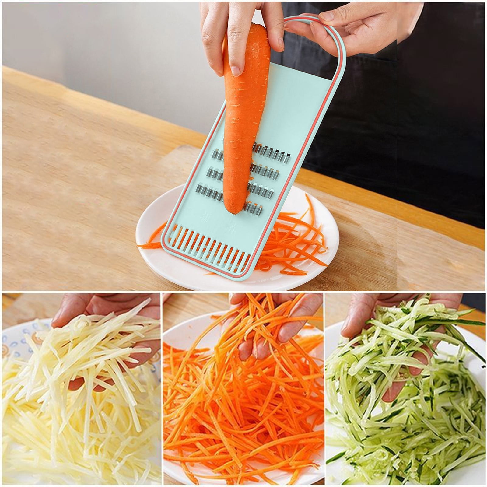 CasaChic Multifunctional Vegetable Cutter Grater, Ergonomic Handle, for ...