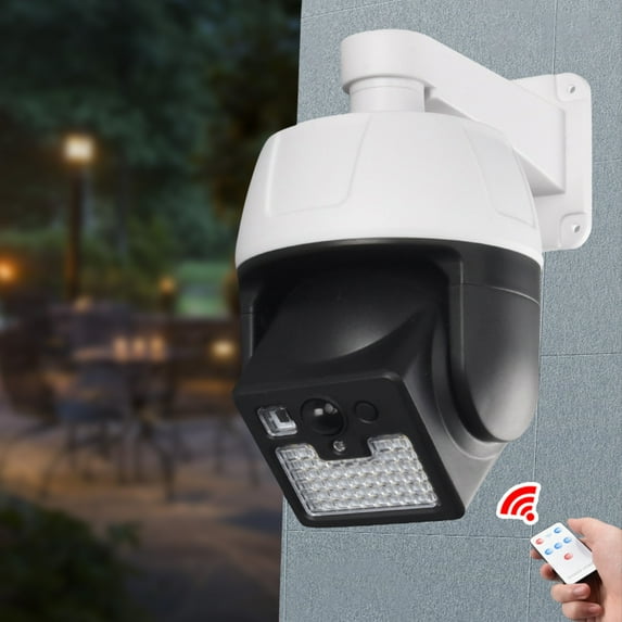 CasaChic Solar Powered Security Fake Dummy Camera, Super LEDs Human ...