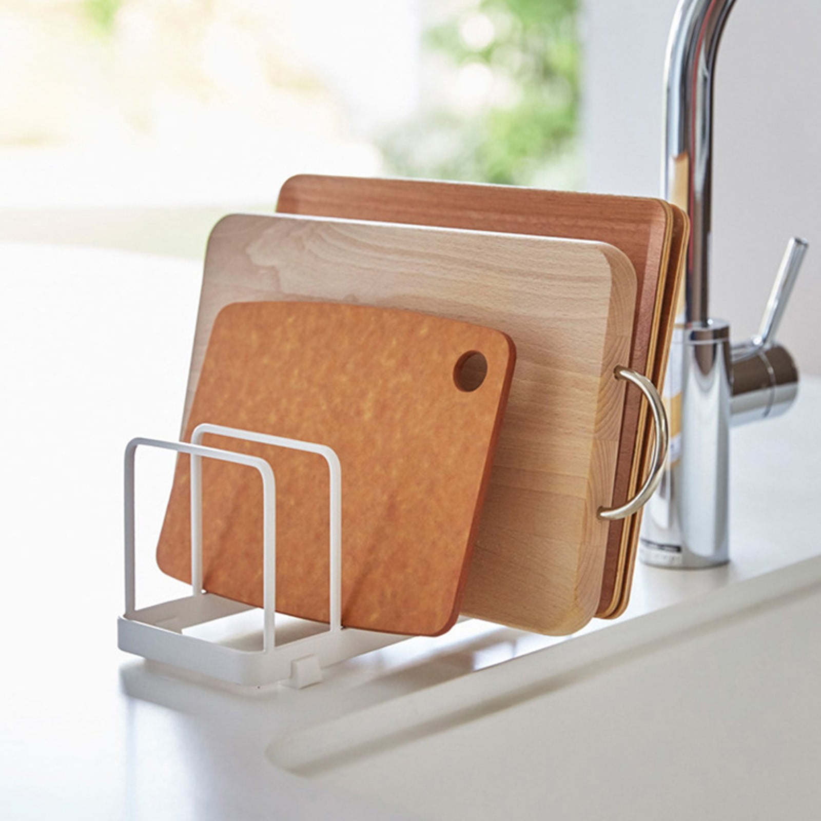 CasaChic Sturdy Iron Kitchen Drainage Rack with Modern Minimalistic ...